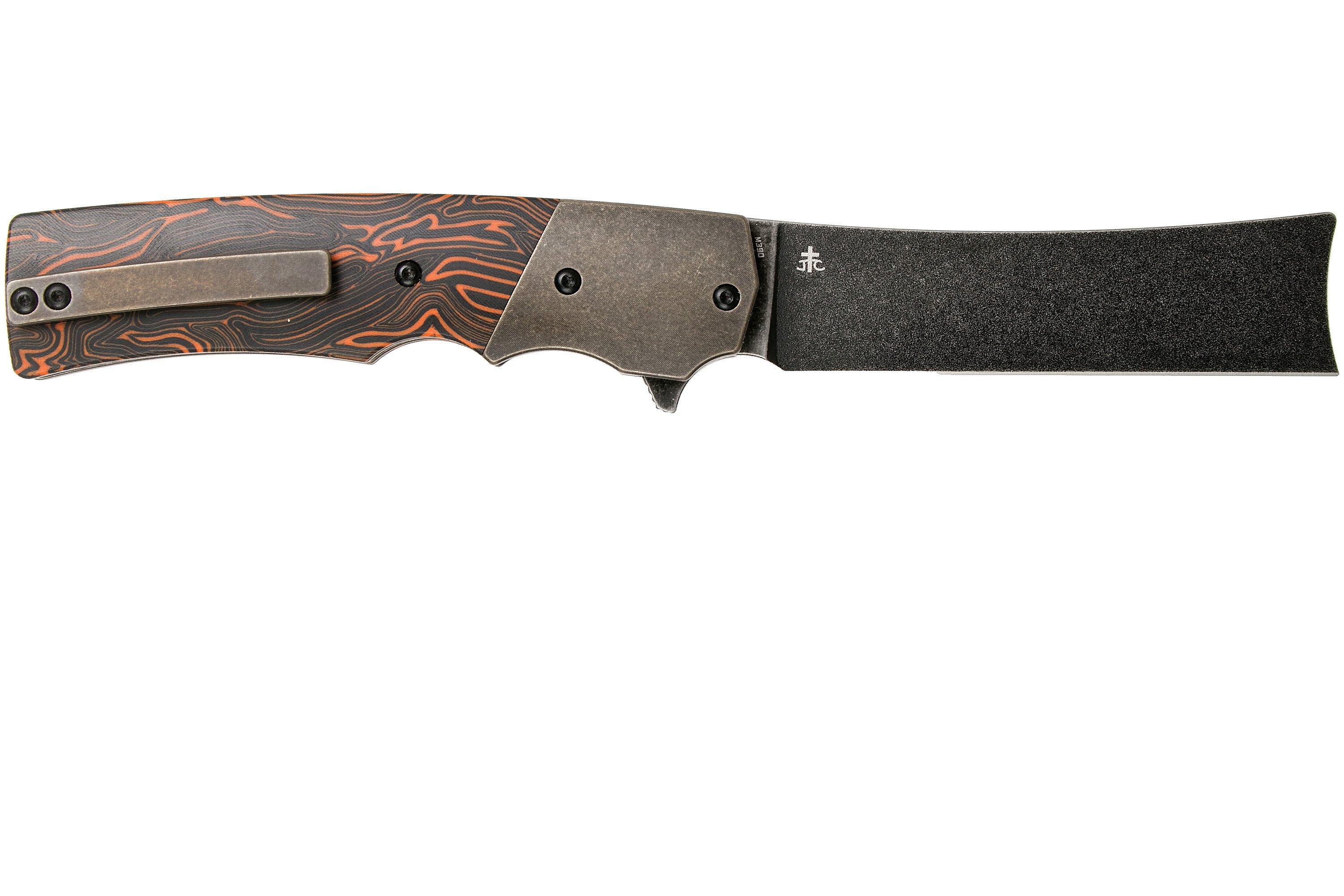 Bestech Spanish Tip Razor BT2101D Black Orange G10 navaja, Jason Clark ...