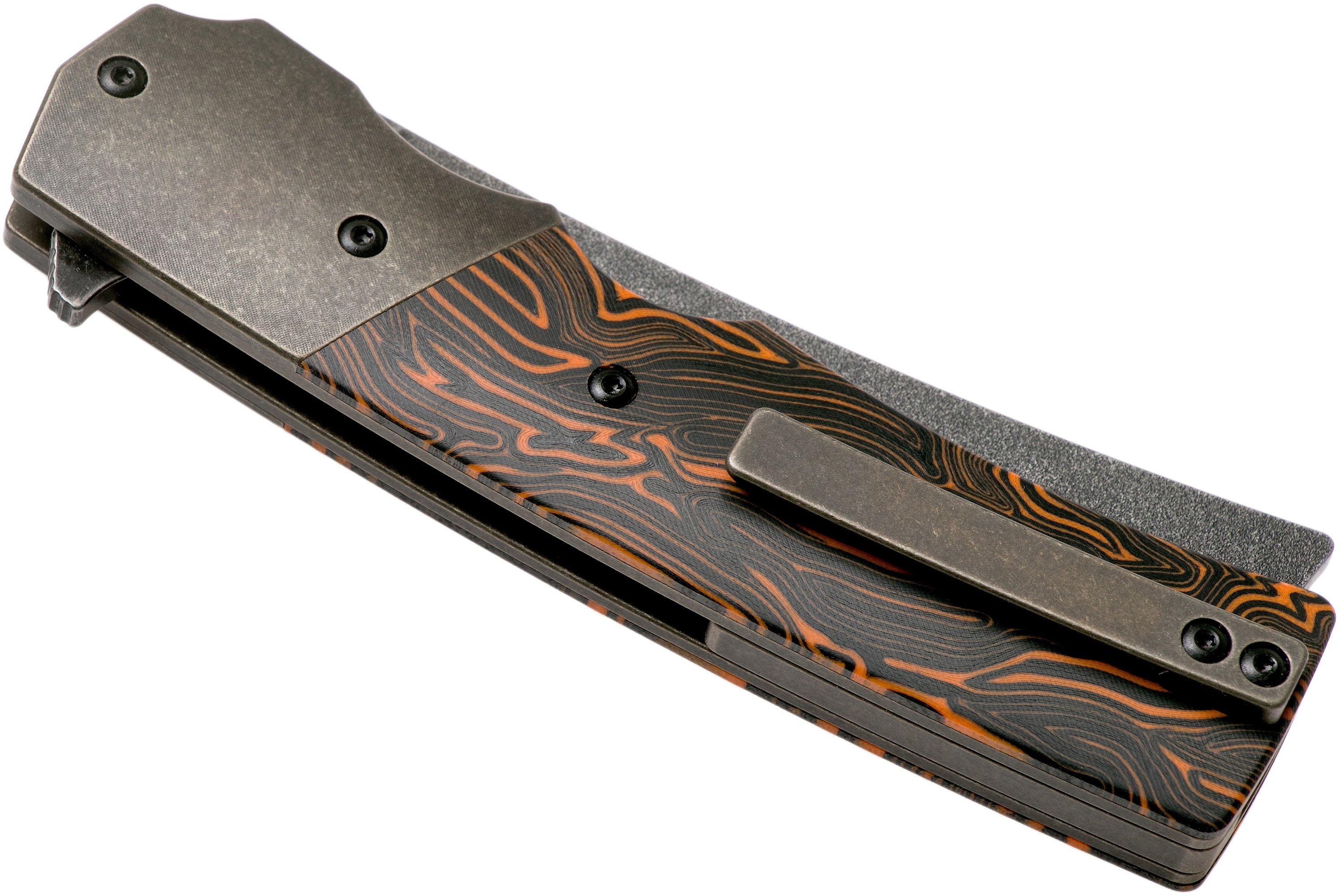 Bestech Spanish Tip Razor BT2101D Black Orange G10 pocket knife, Jason ...