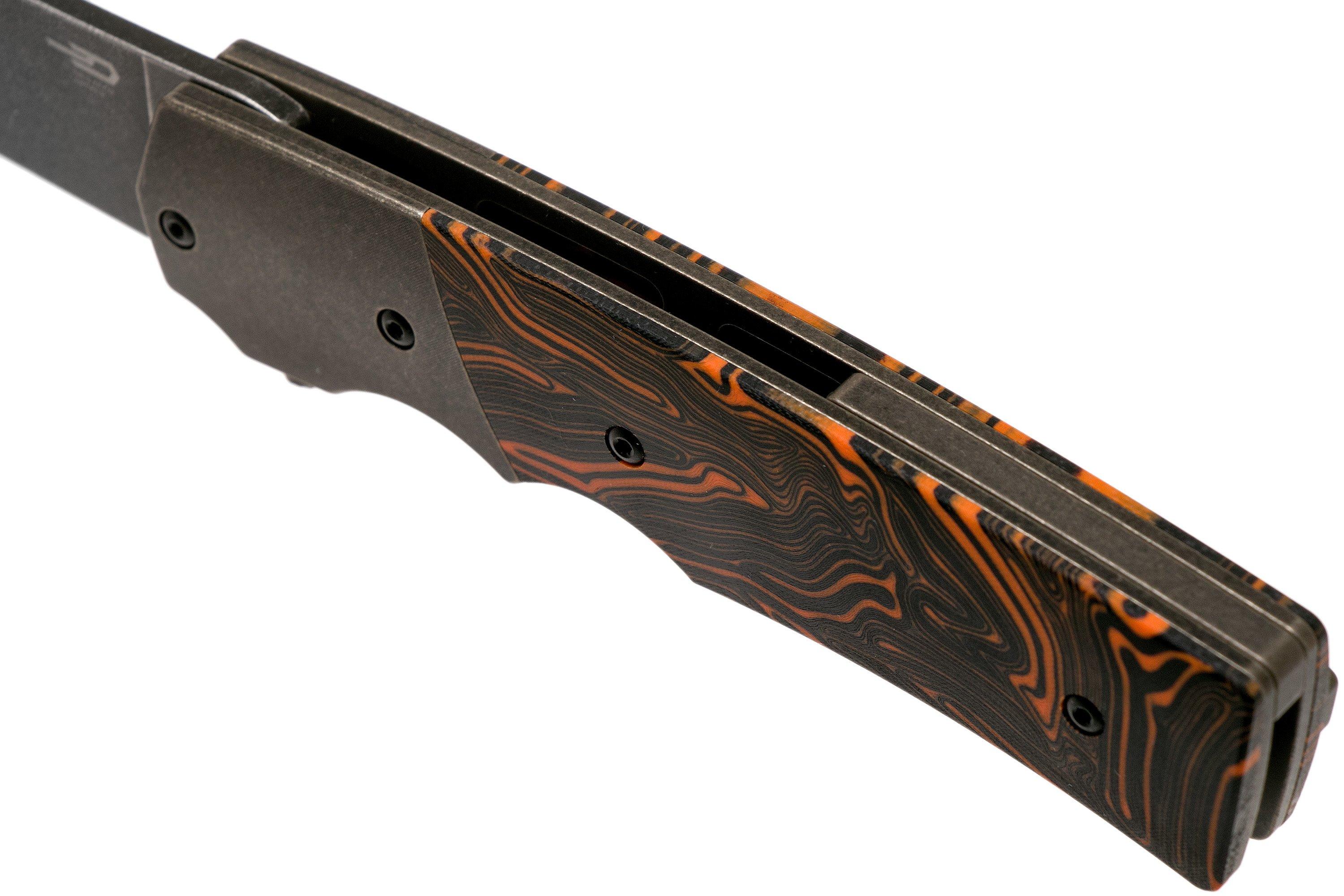 Bestech Spanish Tip Razor BT2101D Black Orange G10 zakmes, Jason Clark ...