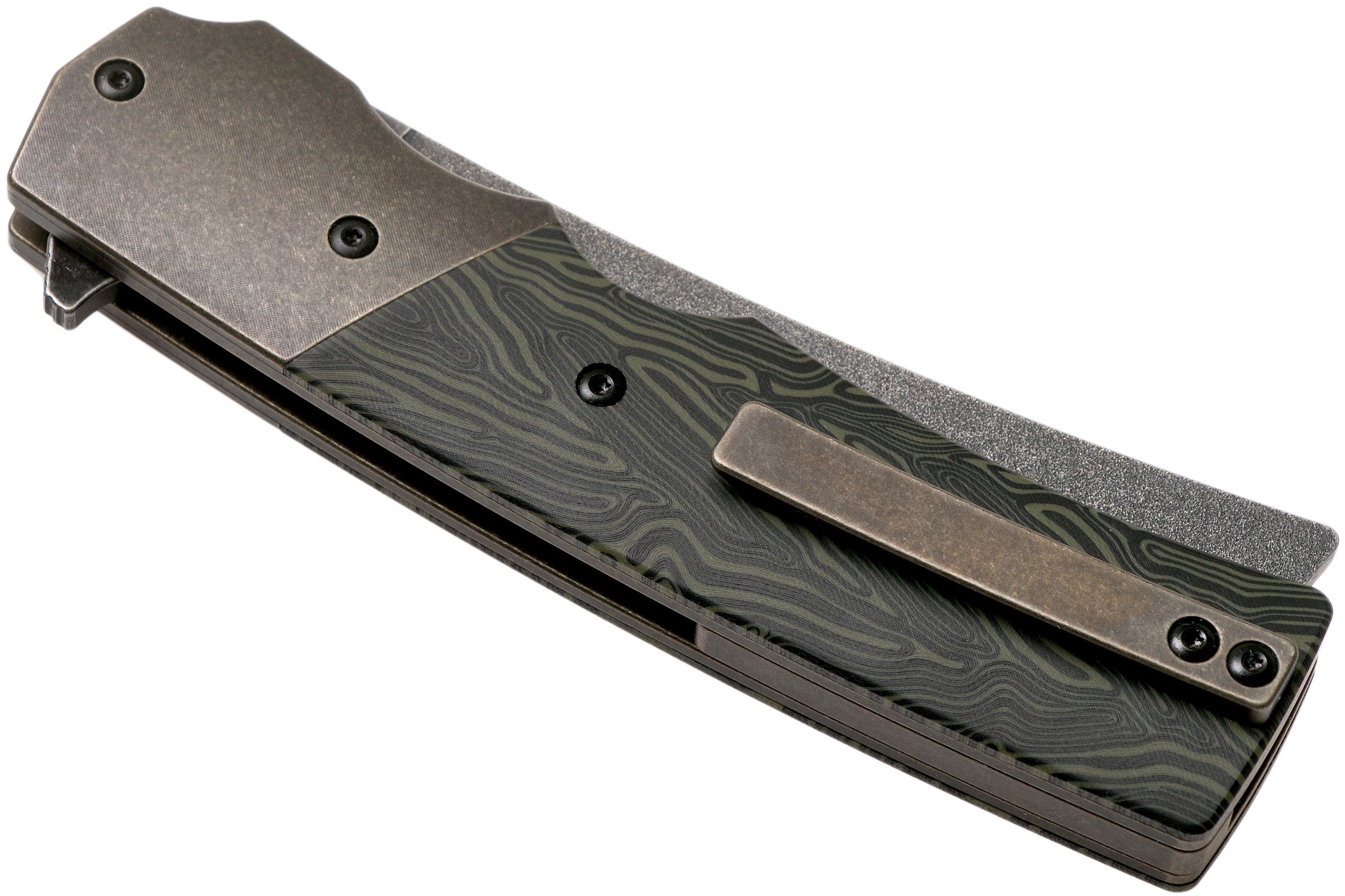 Bestech Spanish Tip Razor BT2101E Black Green G10 pocket knife, Jason ...
