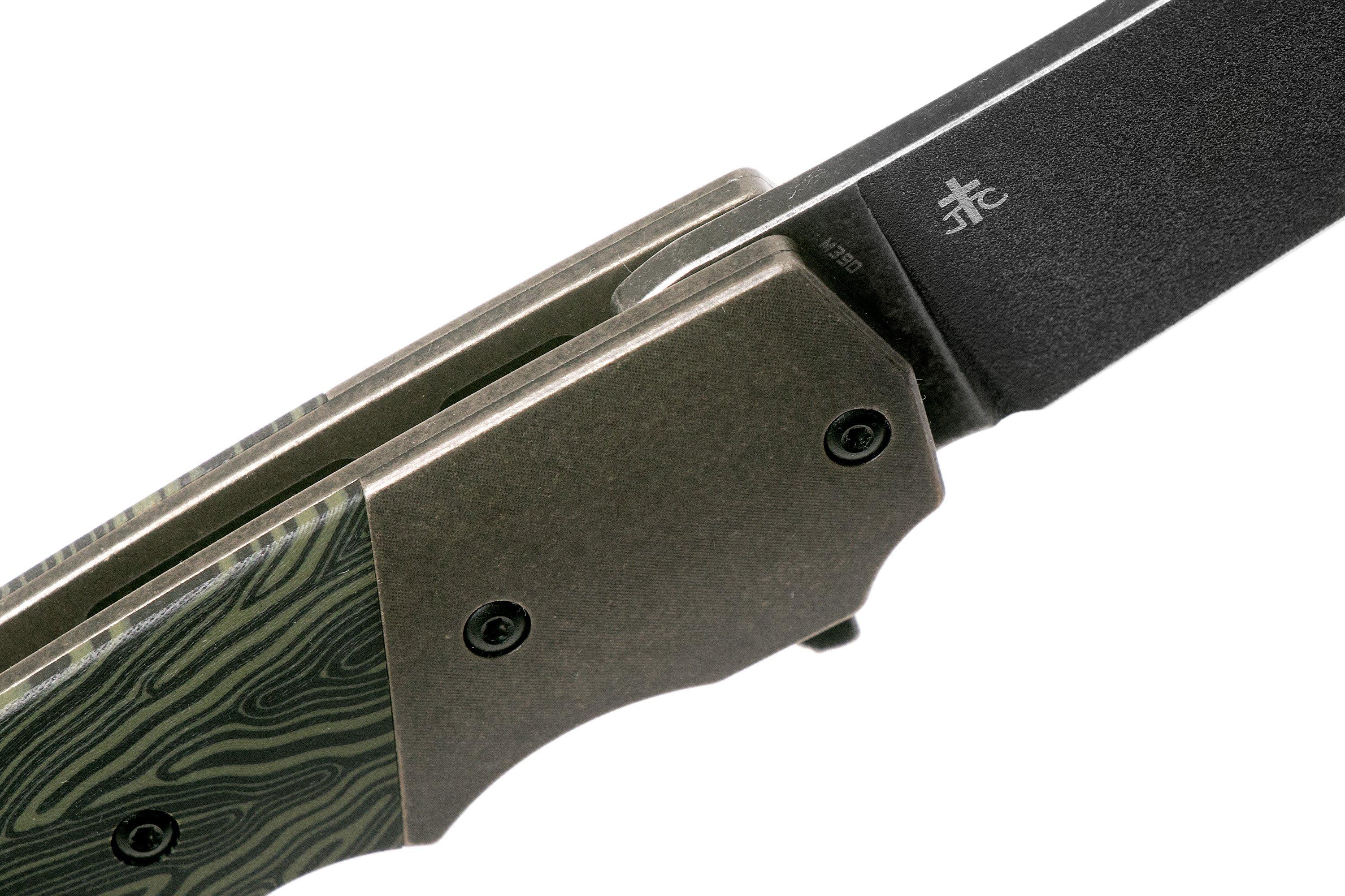 Bestech Spanish Tip Razor BT2101E Black Green G10 zakmes, Jason Clark ...