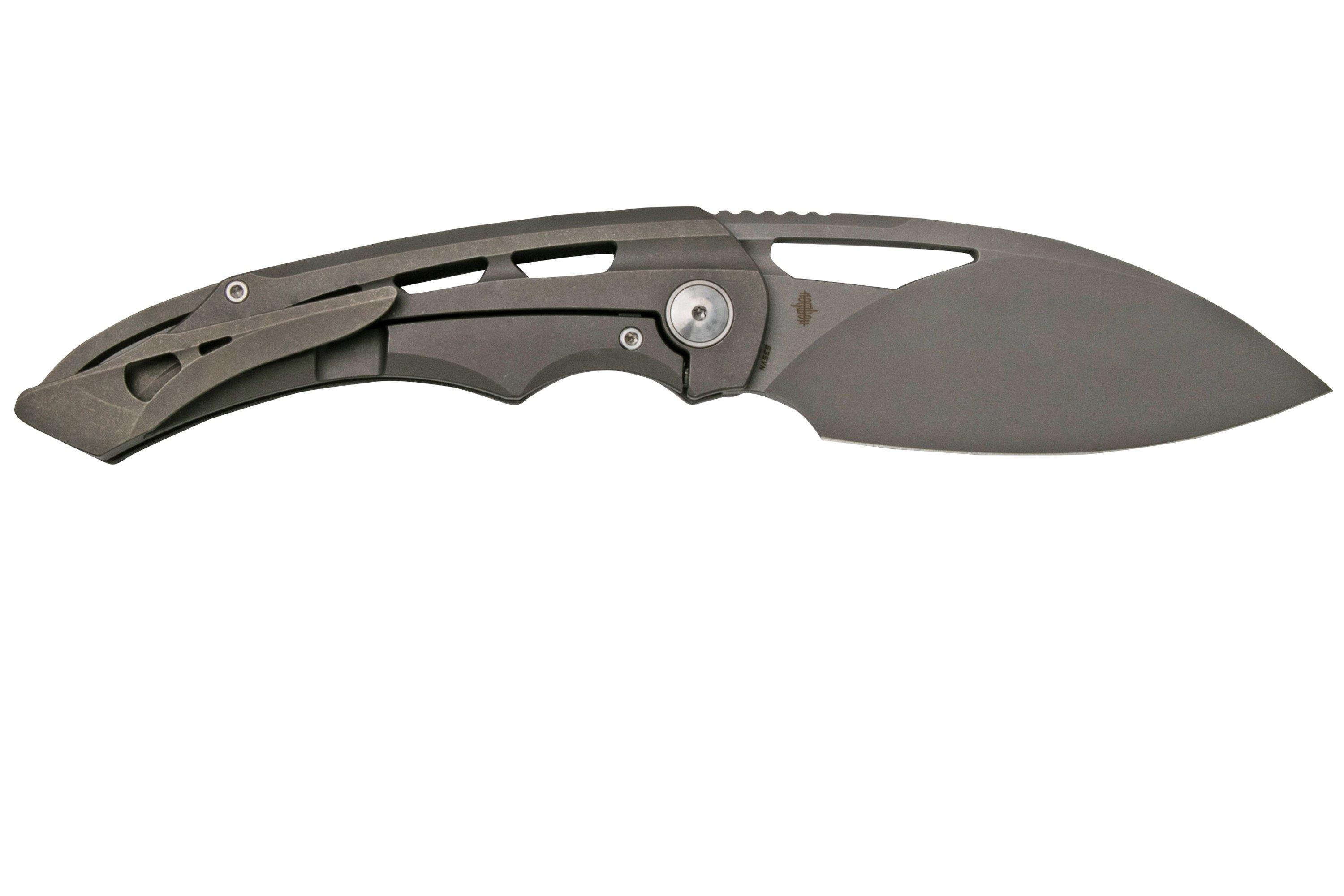 Bestech Fairchild BT2202B Dark Stonewashed, Grey Titanium pocket knife ...