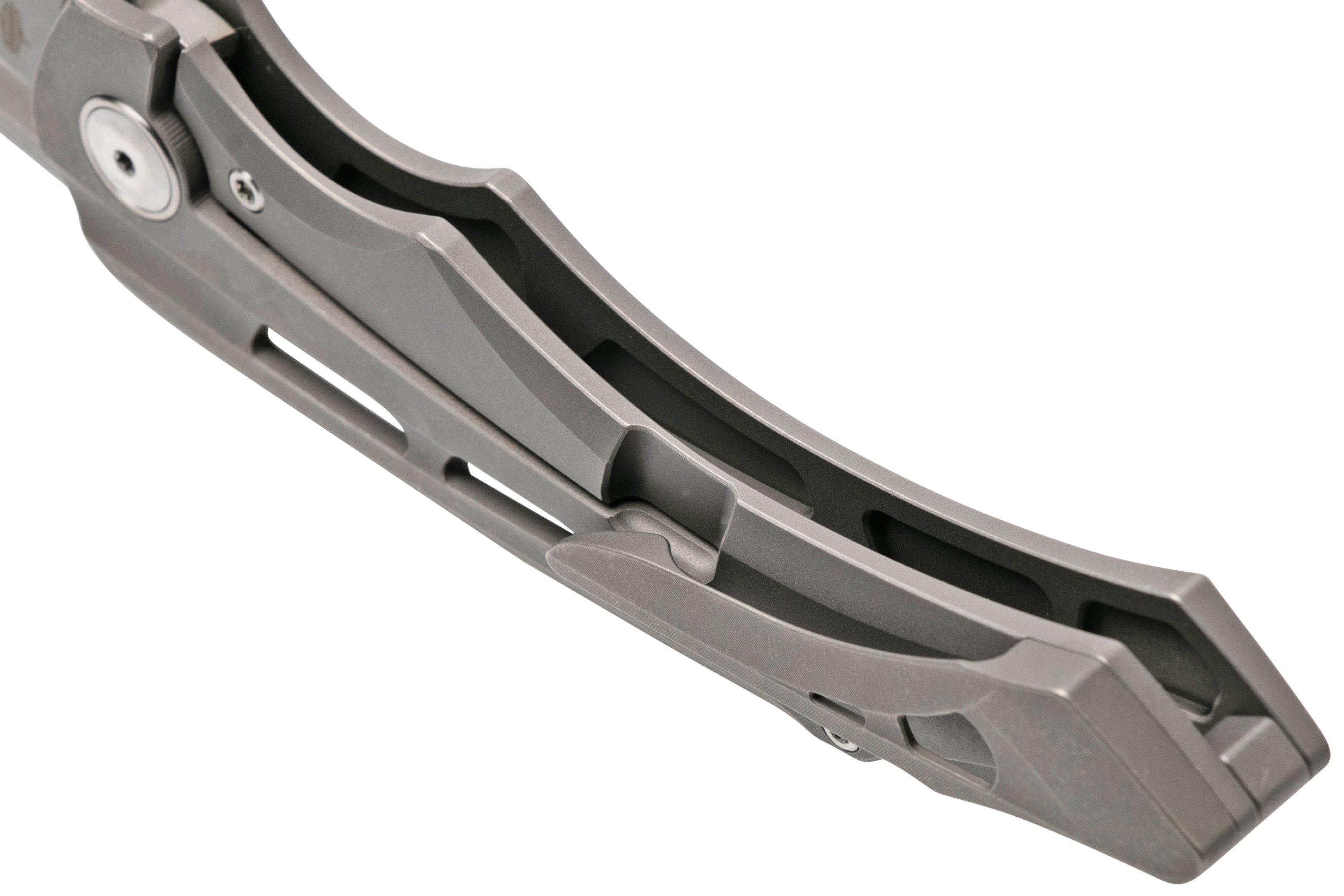 Bestech Fairchild BT2202B Dark Stonewashed, Grey Titanium pocket knife ...