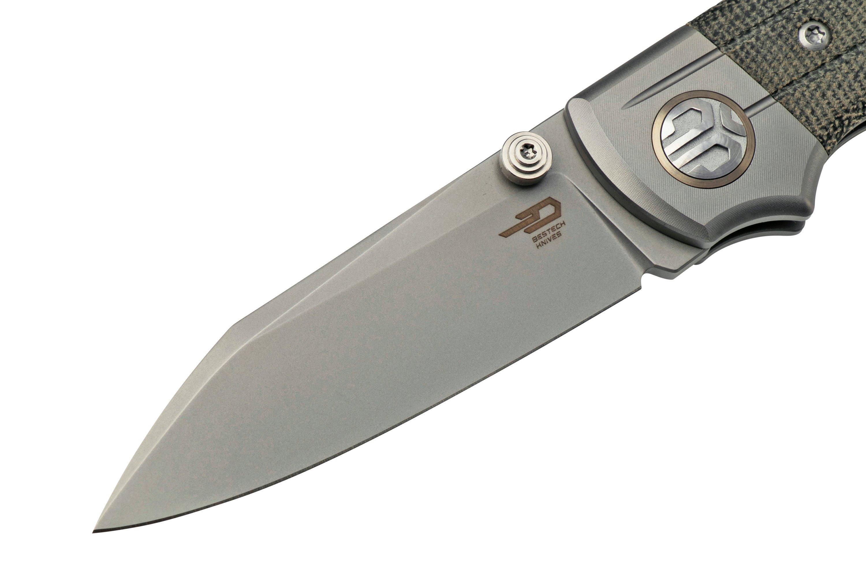 Bestech Tonic BT2204A Grey Micarta, pocket knife | Advantageously ...