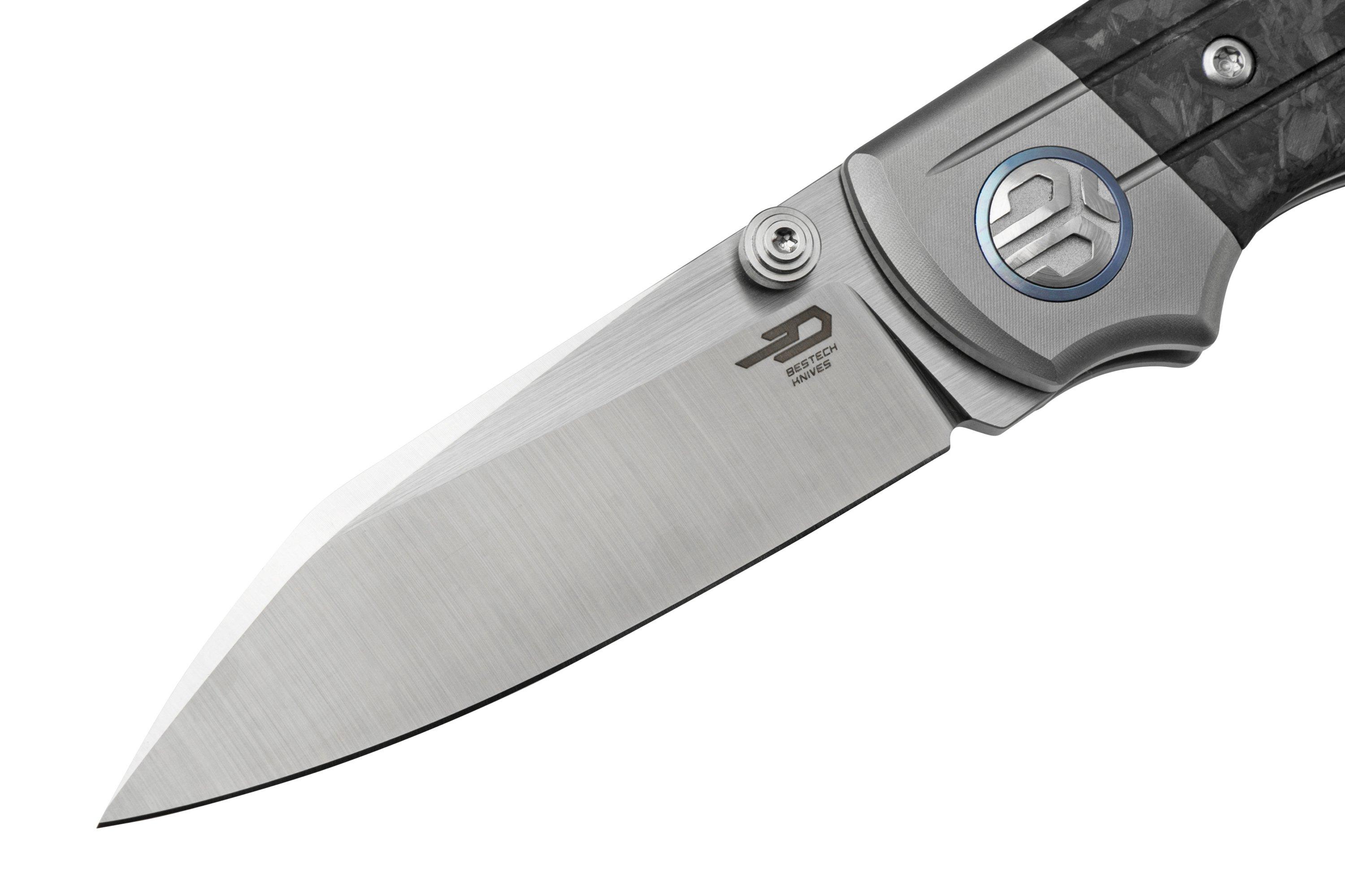 Bestech Tonic BT2204D Grey Carbon Fibre, pocket knife | Advantageously ...