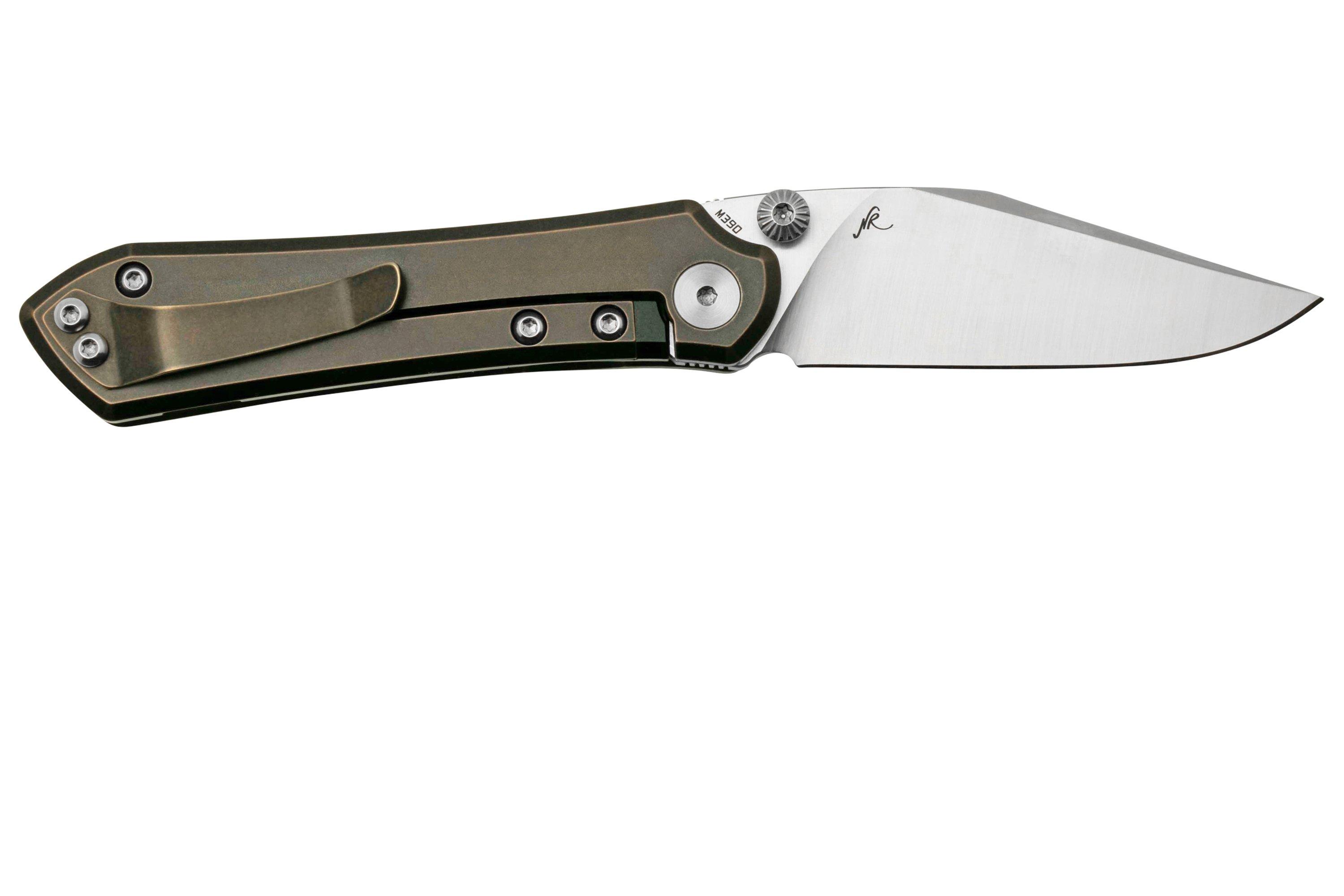 Bestech Icarus BT2302A Satin M390, Black Bronze Stonewash Titanium ...