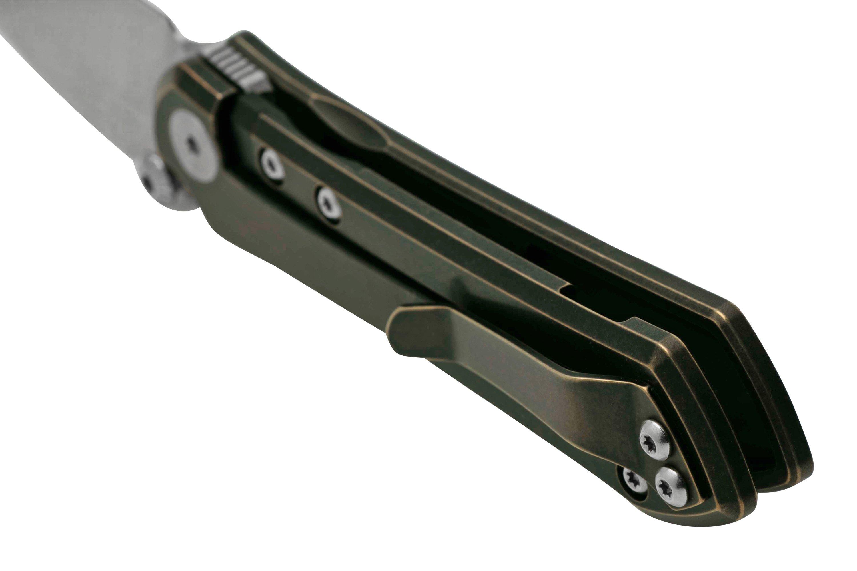 Bestech Icarus BT2302A Satin M390, Black Bronze Stonewash Titanium ...