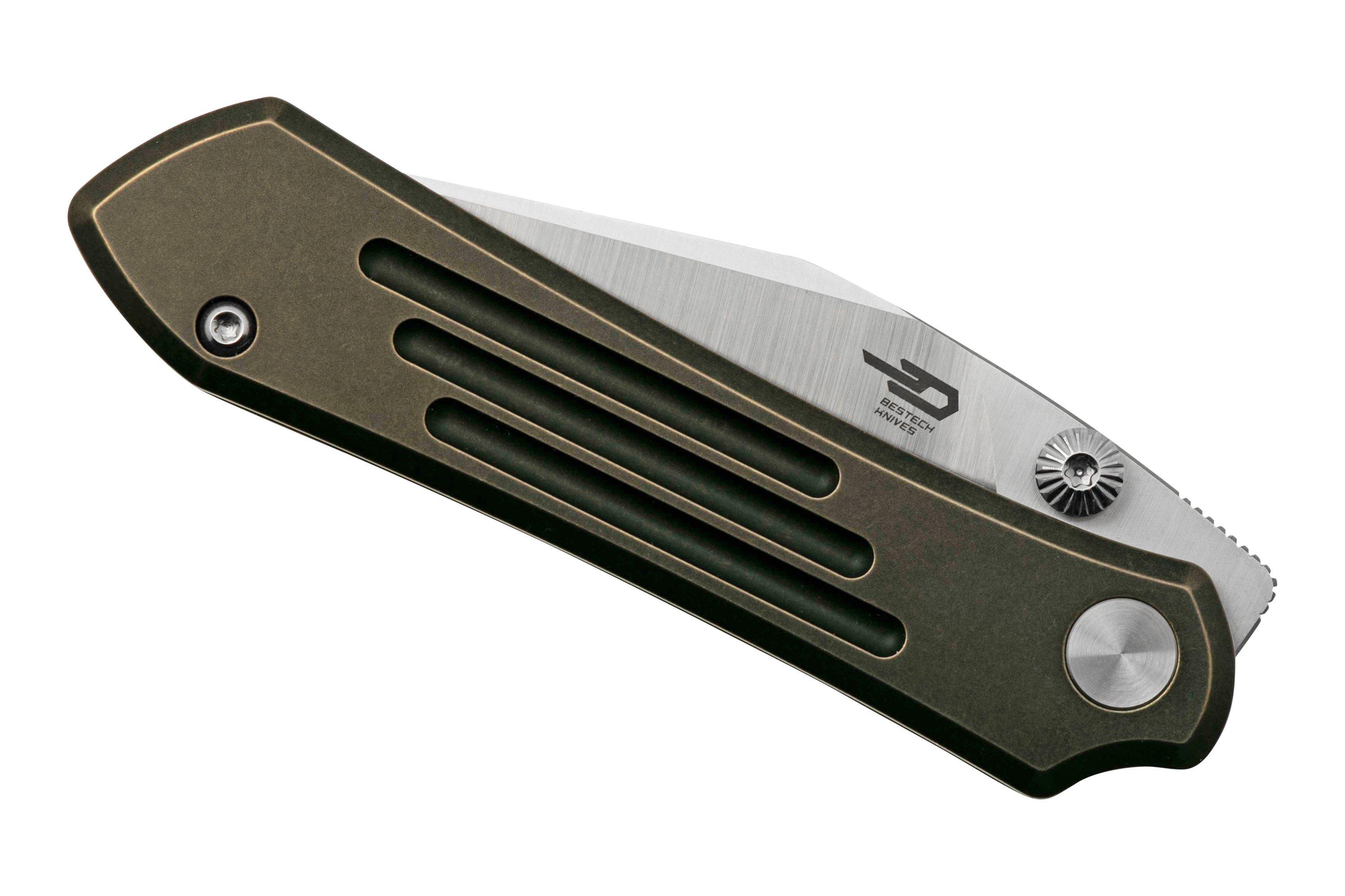 Bestech Icarus BT2302A Satin M390, Black Bronze Stonewash Titanium ...