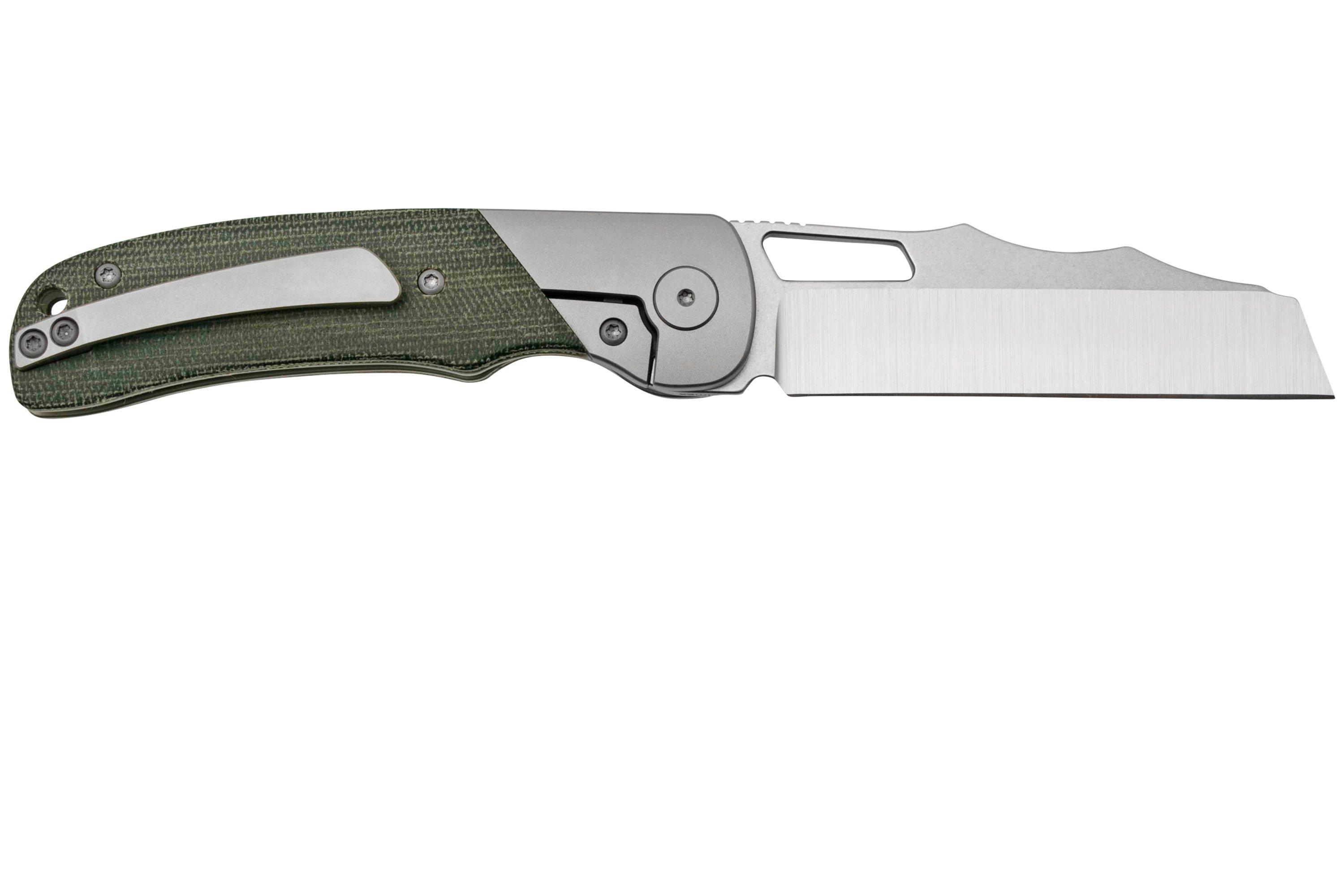 Bestech SYN BT2306B Bead Blast Titanium Black Canvas Micarta, pocket ...