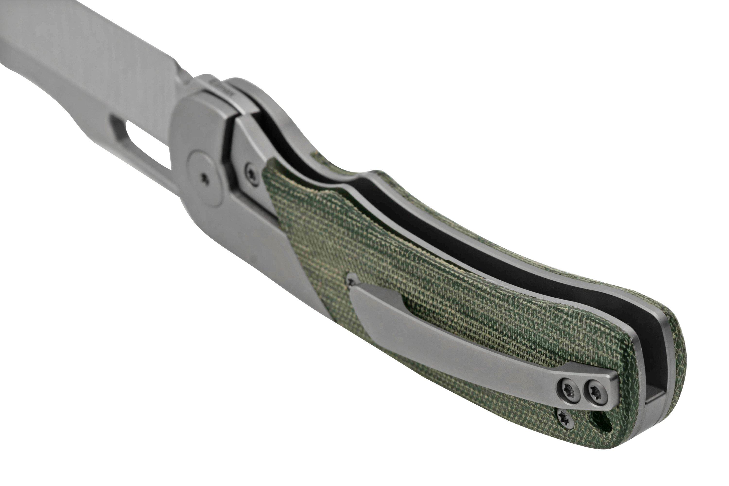 Bestech SYN BT2306B Bead Blast Titanium Black Canvas Micarta, pocket ...