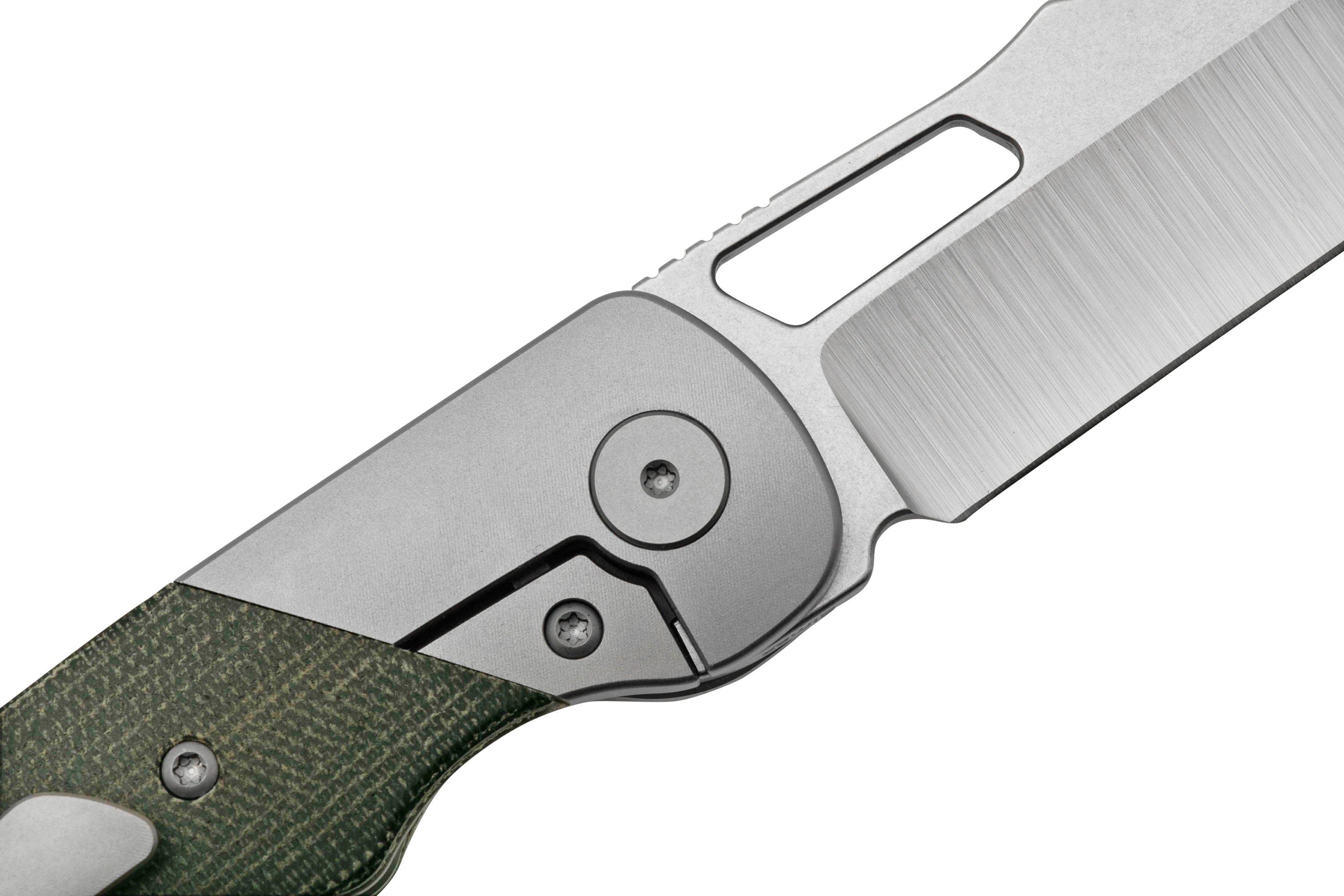 Bestech SYN BT2306B Bead Blast Titanium Black Canvas Micarta, pocket ...