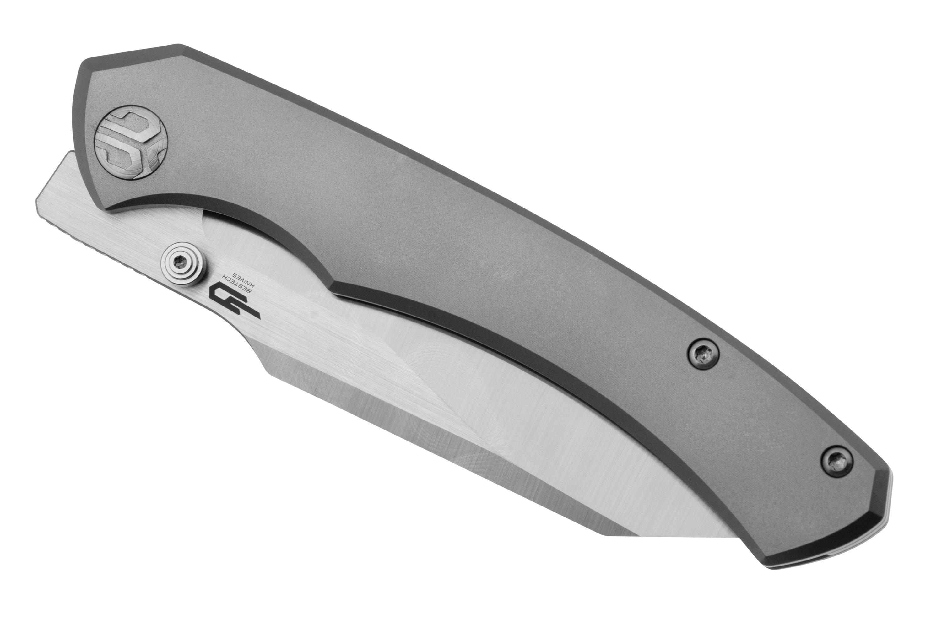 Bestech Clastic BT2407A CPM-Magnacut, Bead Blasted Titanium, zakmes ...