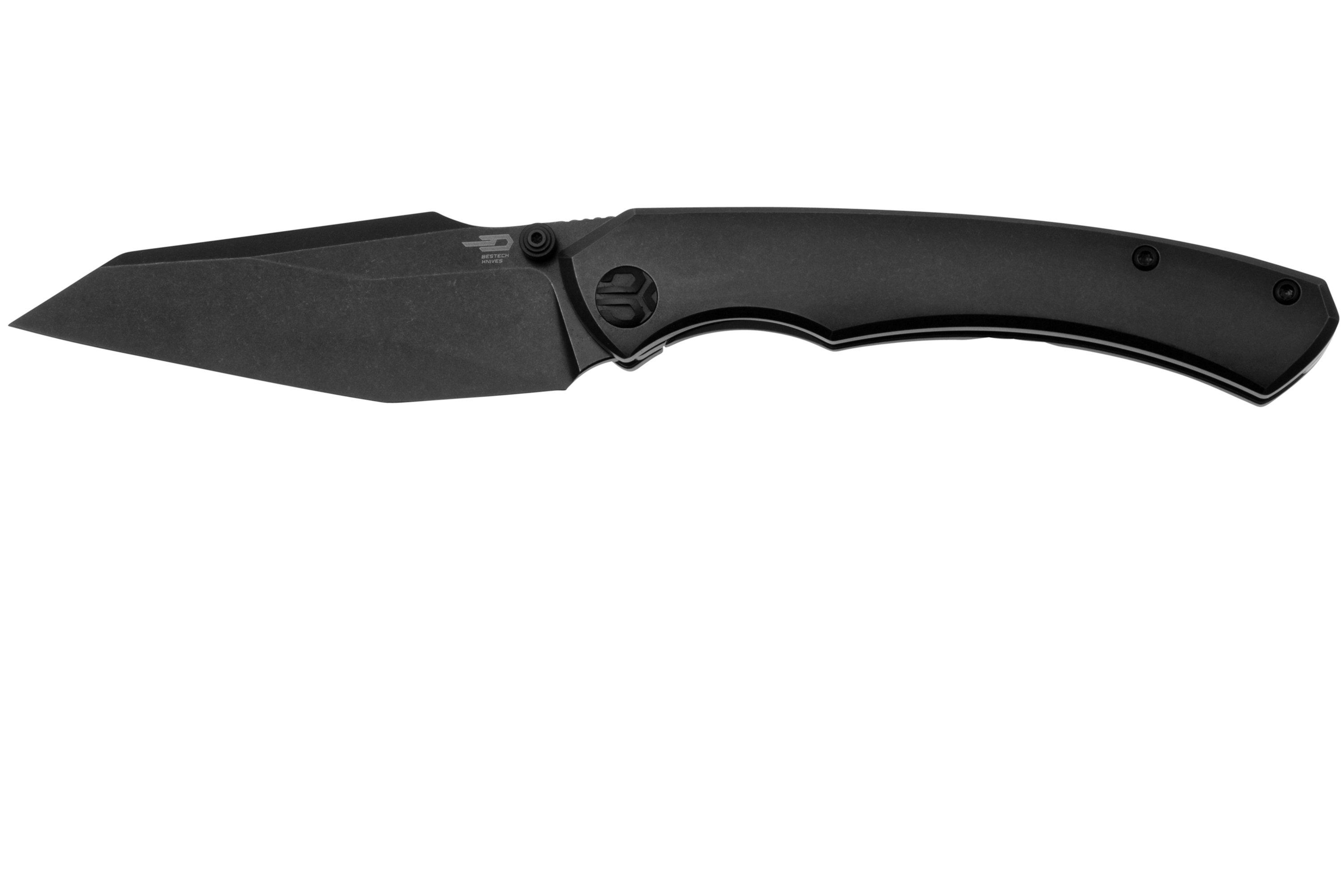 Bestech Clastic BT2407B Black Stonewash CPM-Magnacut, Black Titanium ...