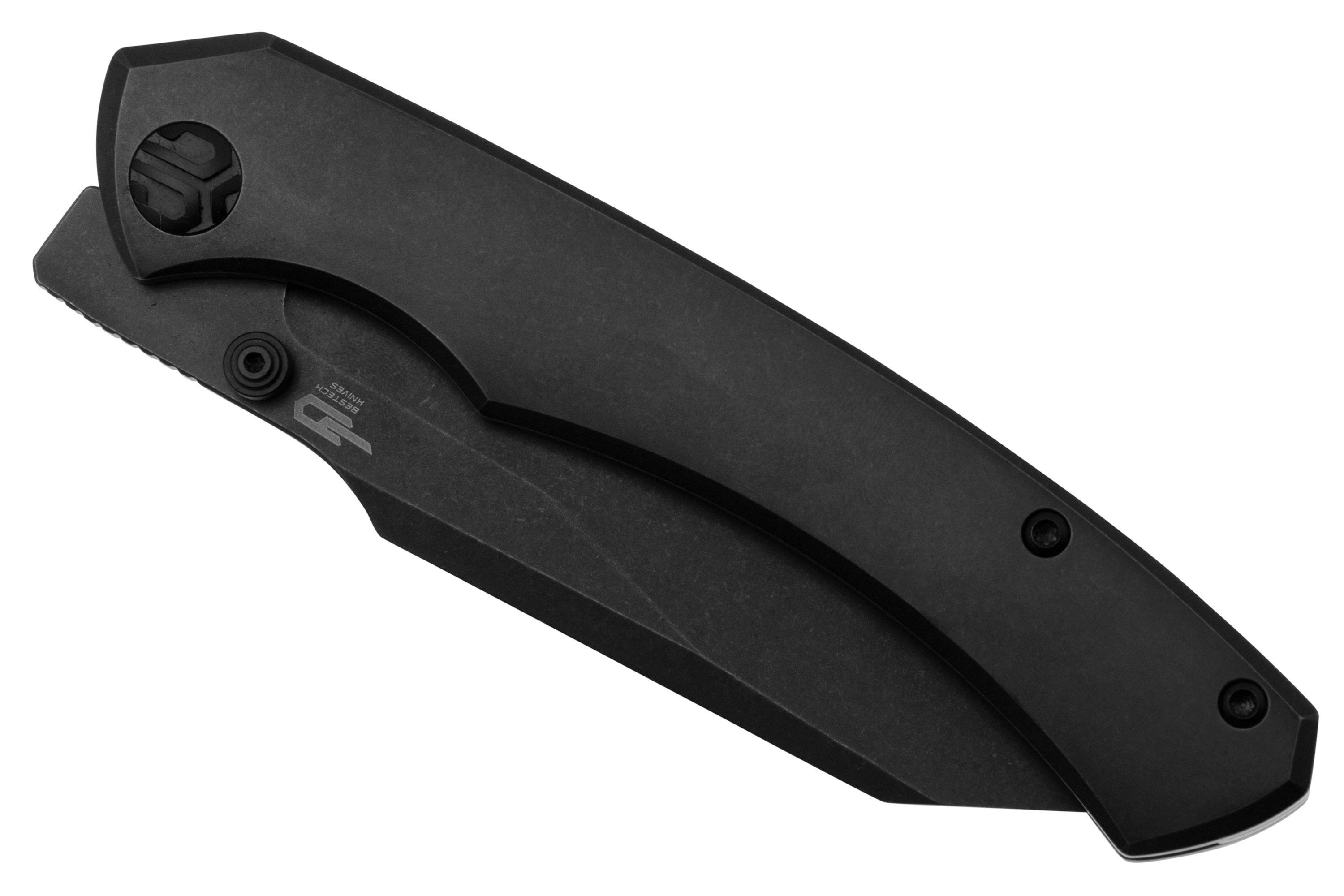 Bestech Clastic BT2407B Black Stonewash CPM-Magnacut, Black Titanium ...