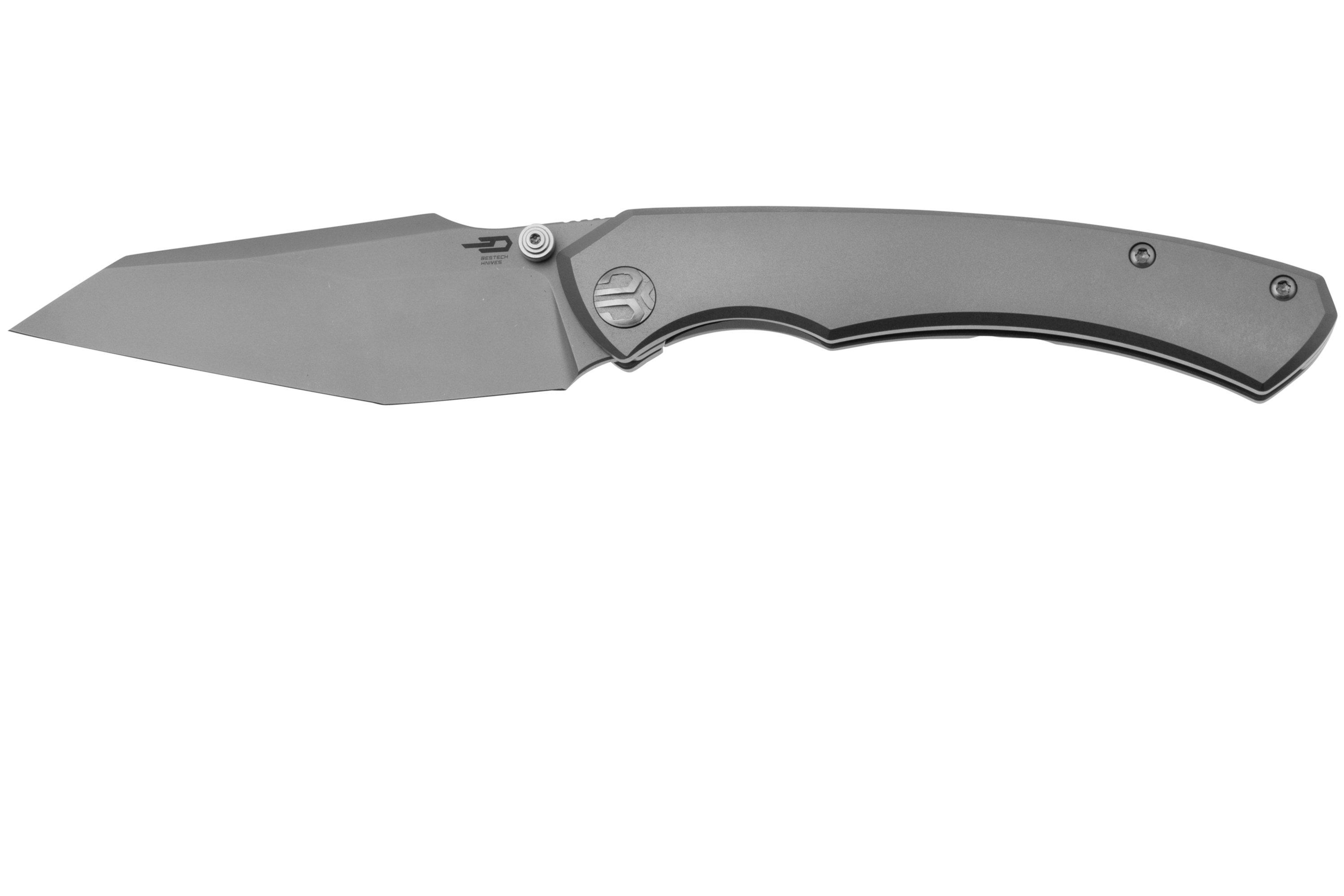 Bestech Clastic BT2407C Two Tone CPM-Magnacut, Bead Blasted Titanium ...