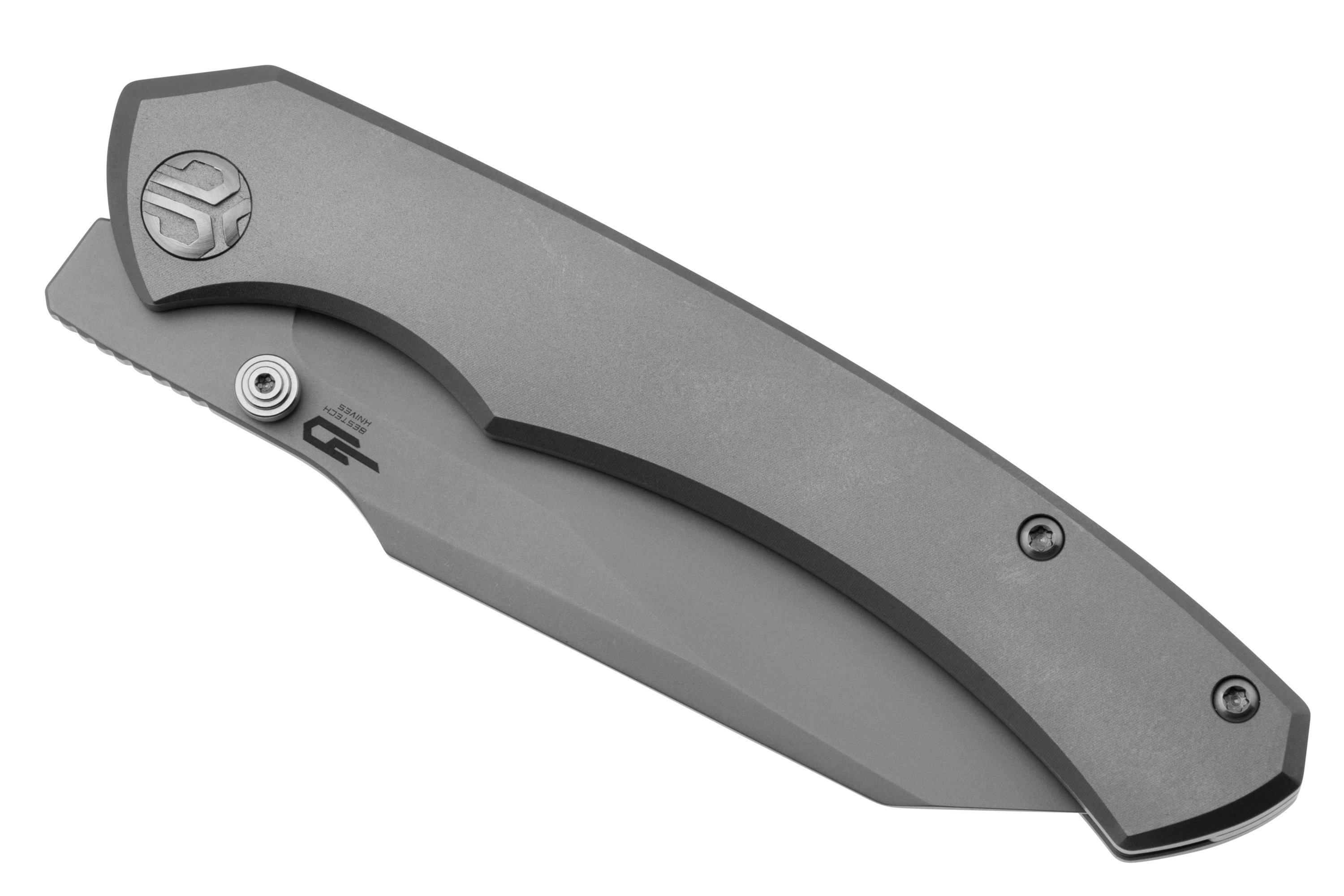 Bestech Clastic BT2407C Two Tone CPM-Magnacut, Bead Blasted Titanium ...