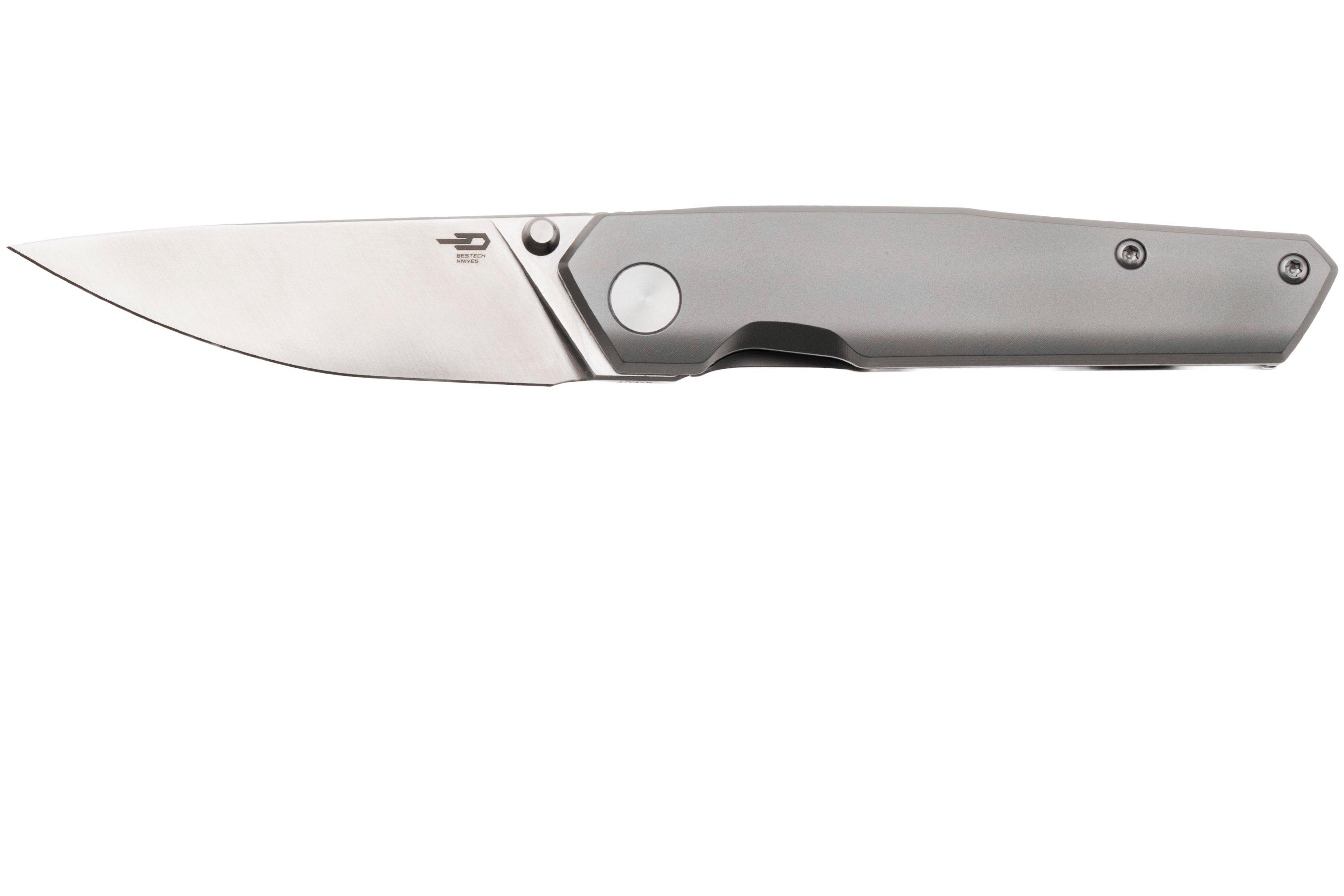 Bestech VK-KUZE BT2504A Satin MagnaCut, Bead Blasted Titanium, pocket ...