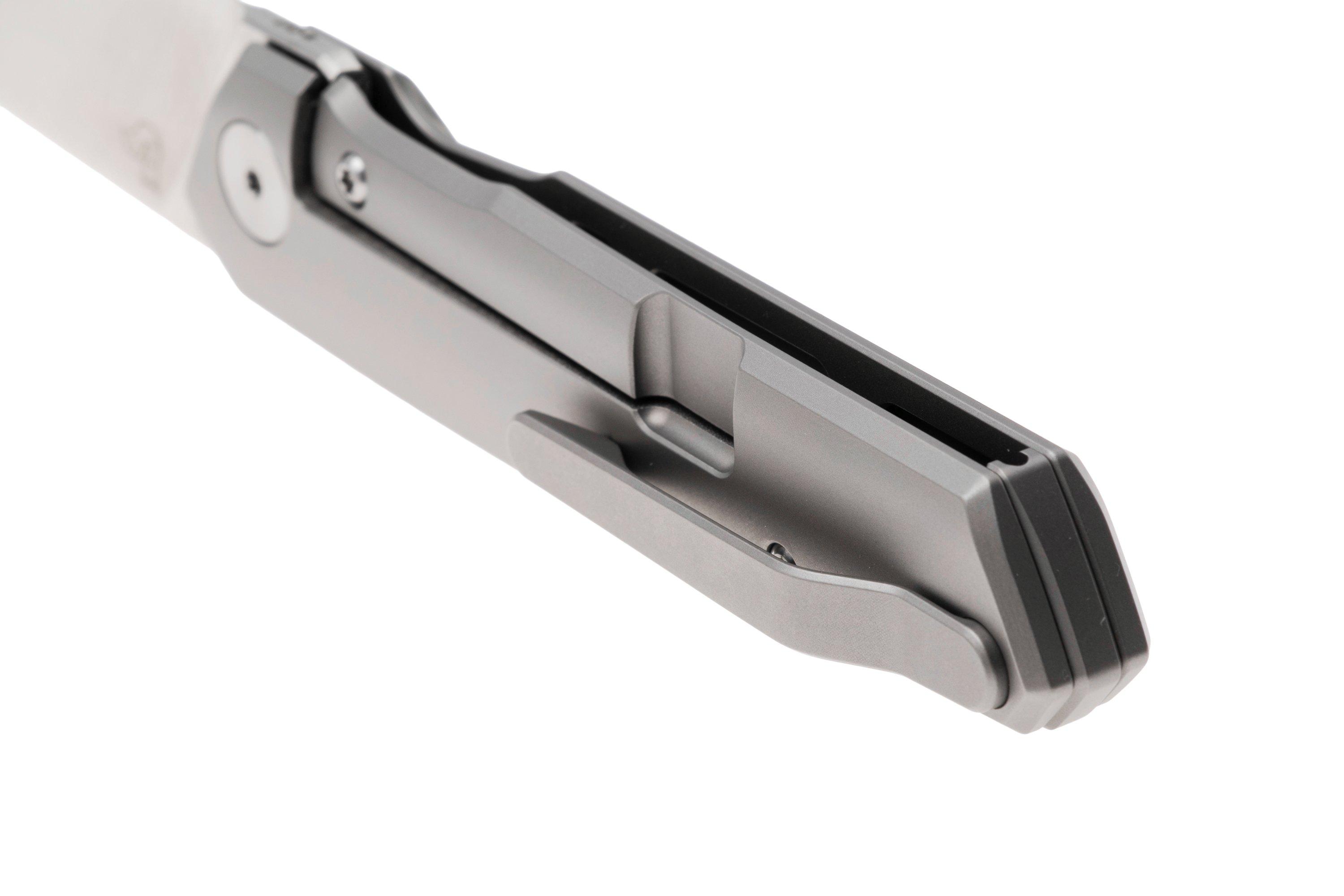 Bestech VK-KUZE BT2504A Satin MagnaCut, Bead Blasted Titanium, pocket ...