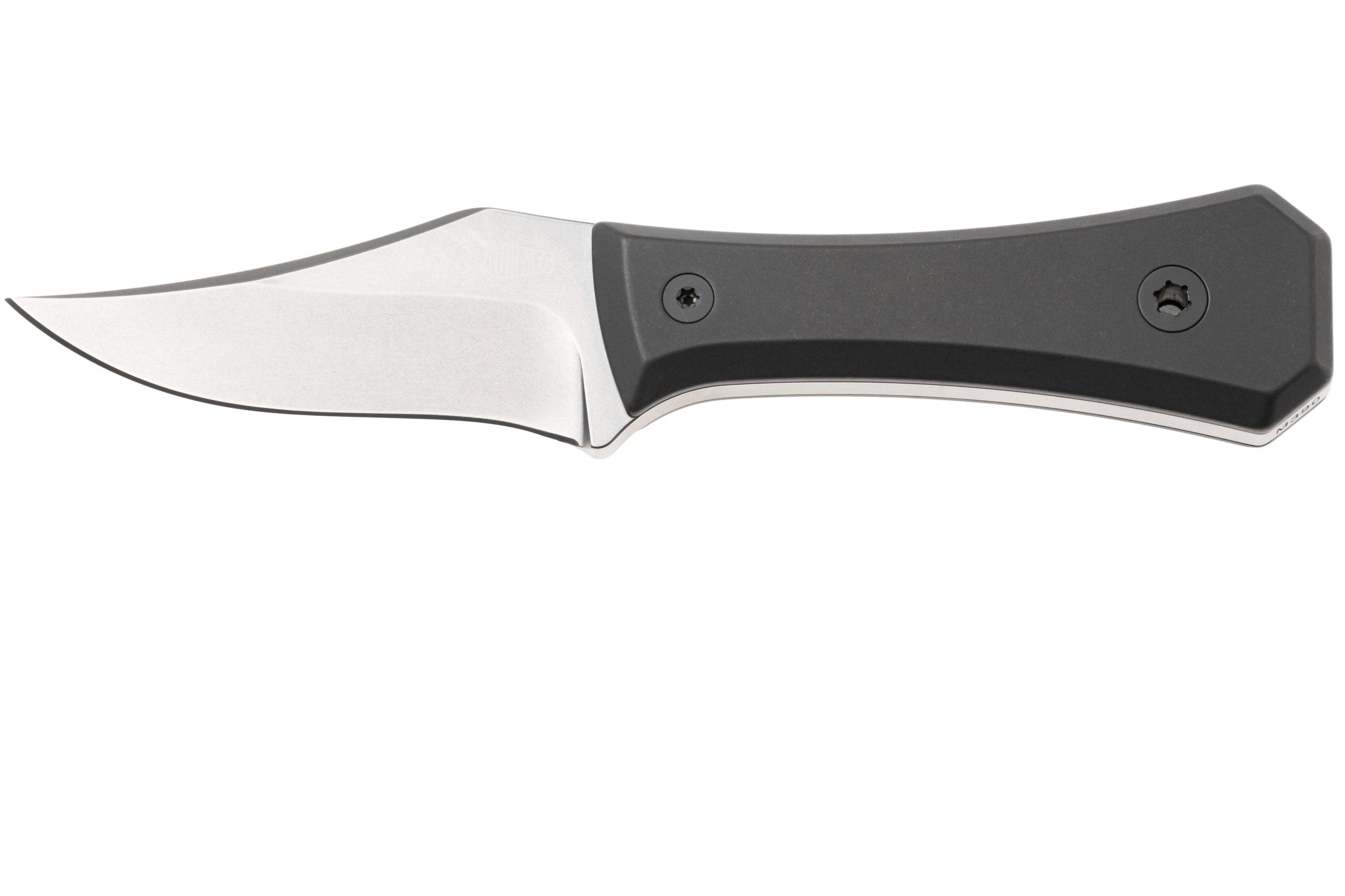 Big Idea Design Ti Pocket Bowie Fixed Blade AUX-MFG-TI, Stonewashed ...