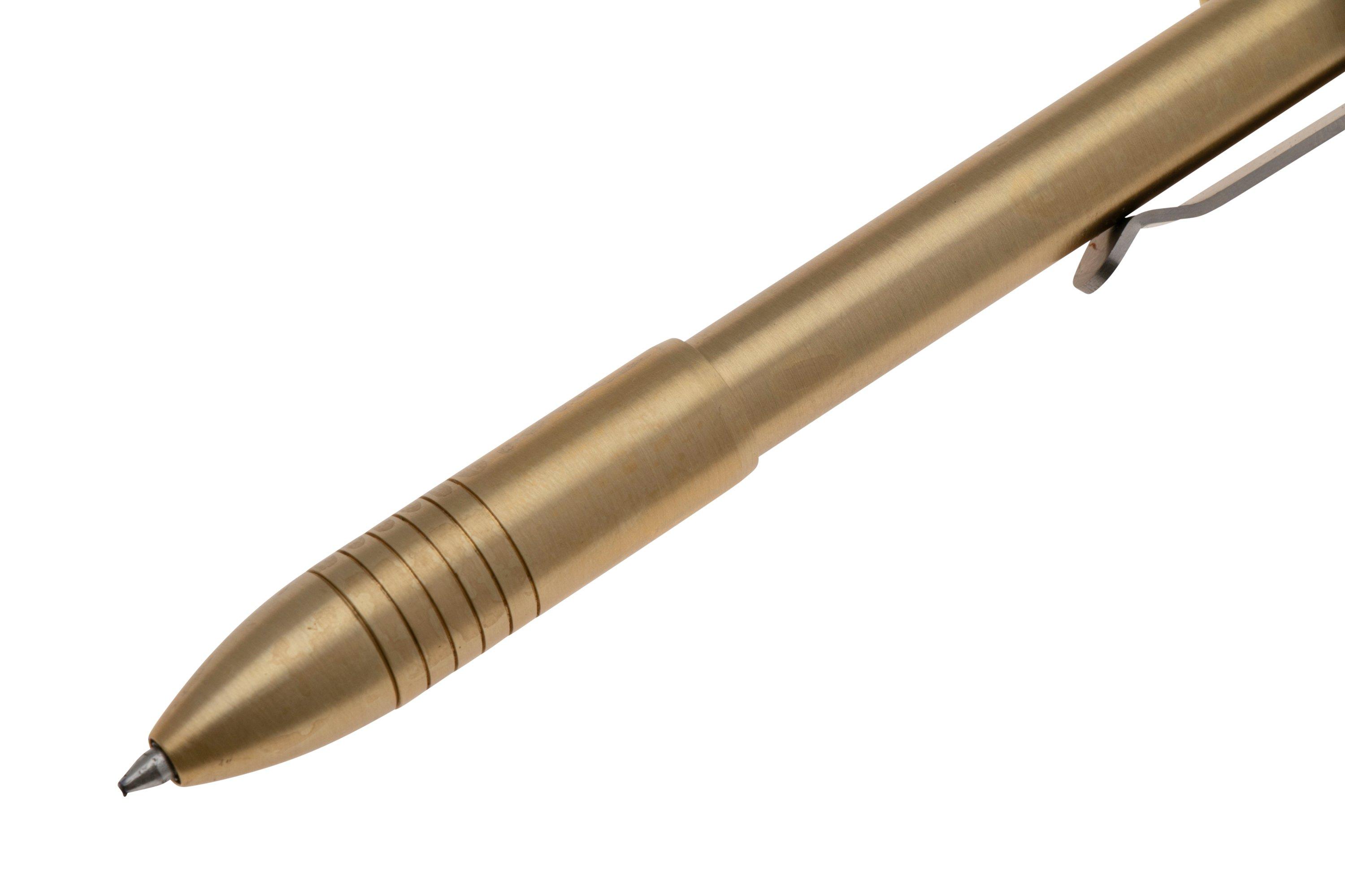 Big Idea Design Bolt Action Pen BA-BS Brass, auto adjusting everyday ...