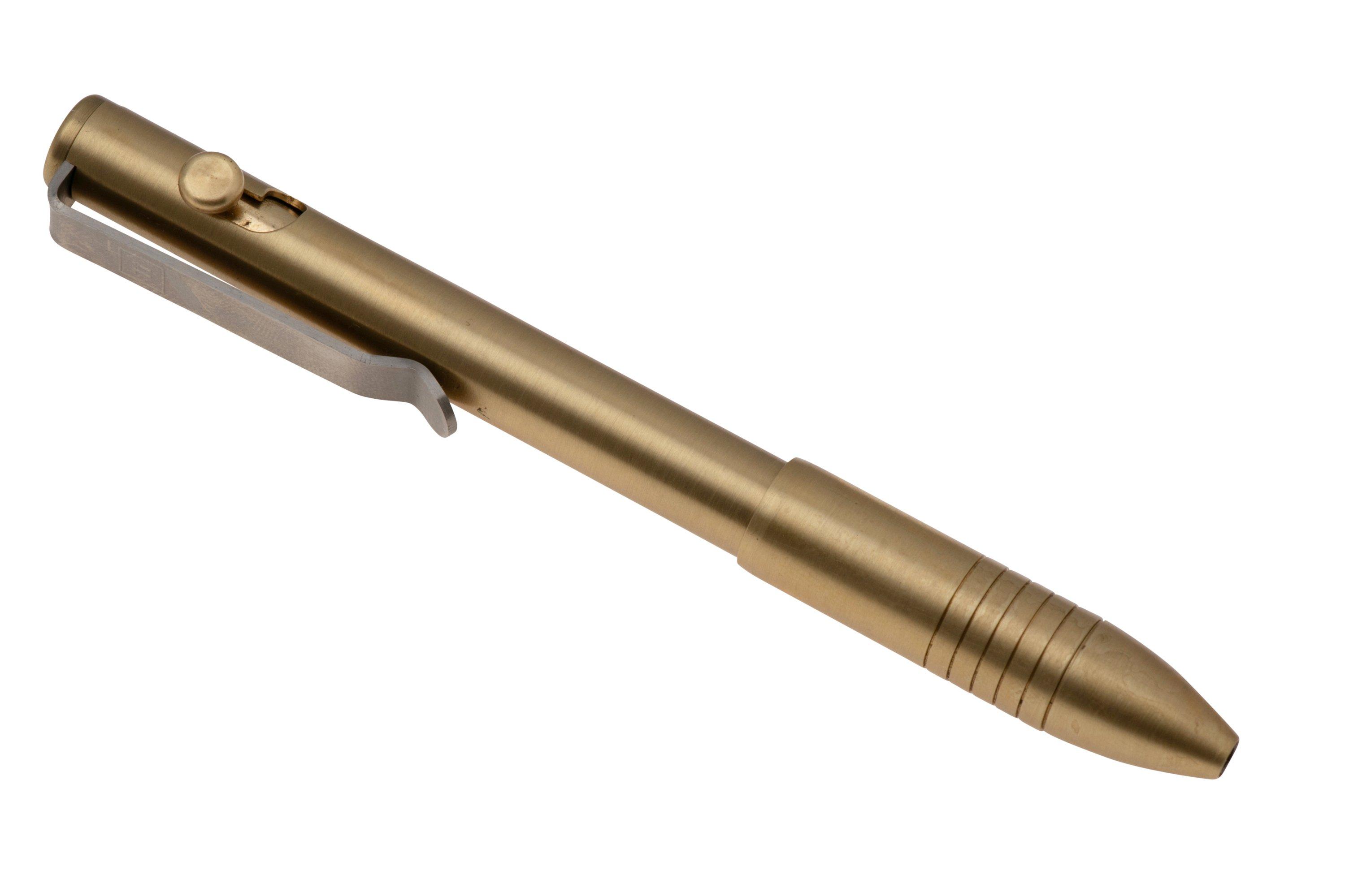 Big Idea Design Bolt Action Pen BA-BS Brass, auto-adjusting everyday ...