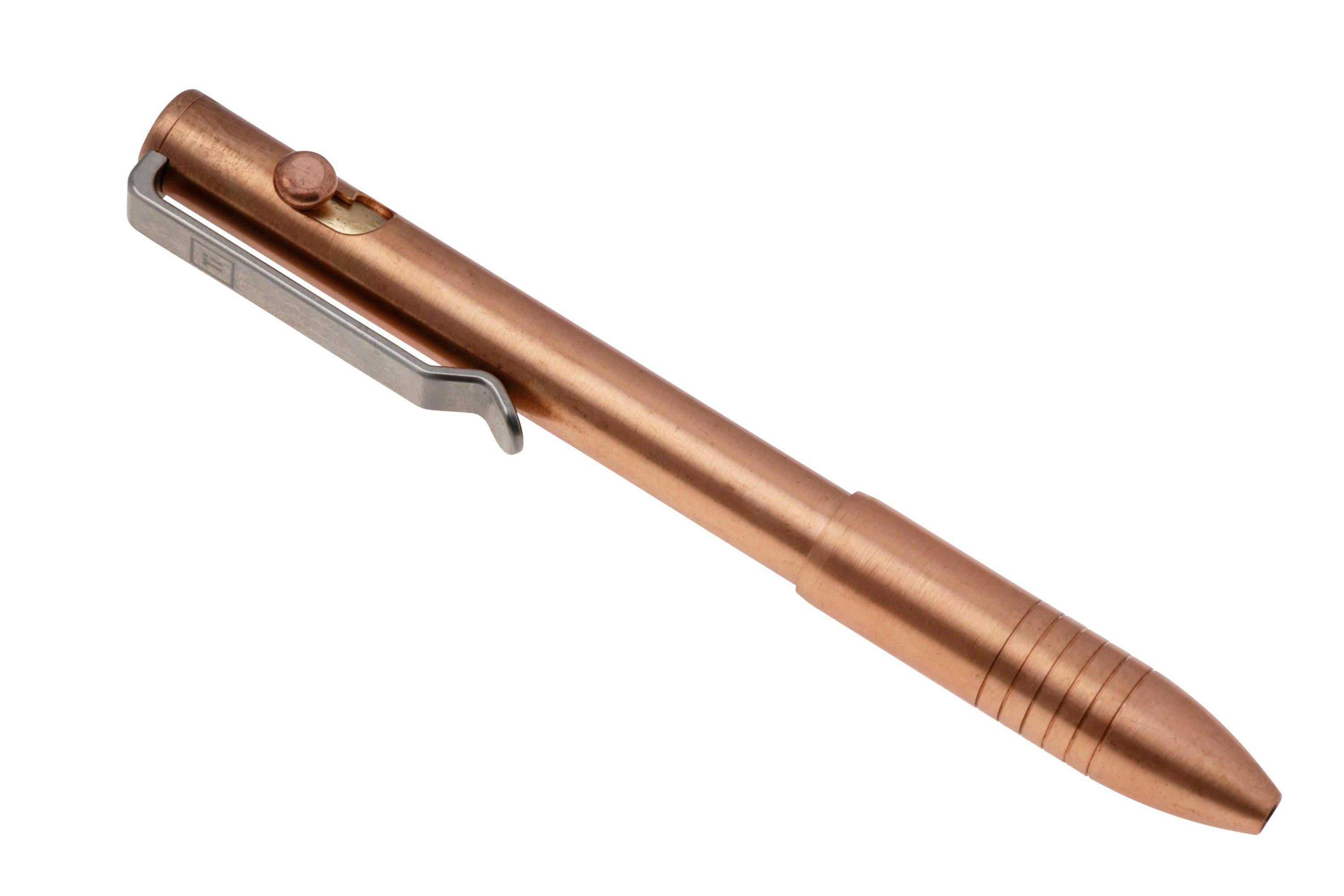 Big Idea Design Bolt Action Pen BA-CO Copper, auto-adjusting everyday ...