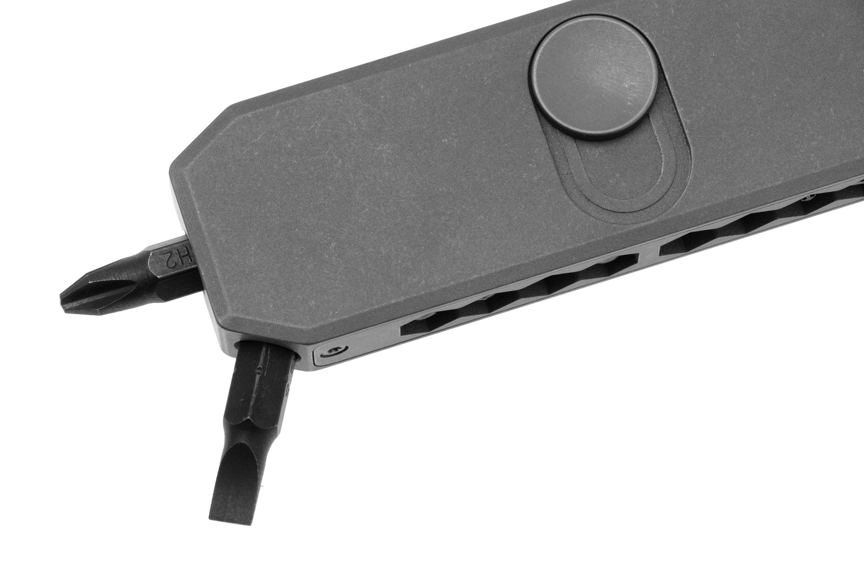 Big Idea Design Bit Bar II BB-II-SW Stonewashed Titanium, bit-driver ...