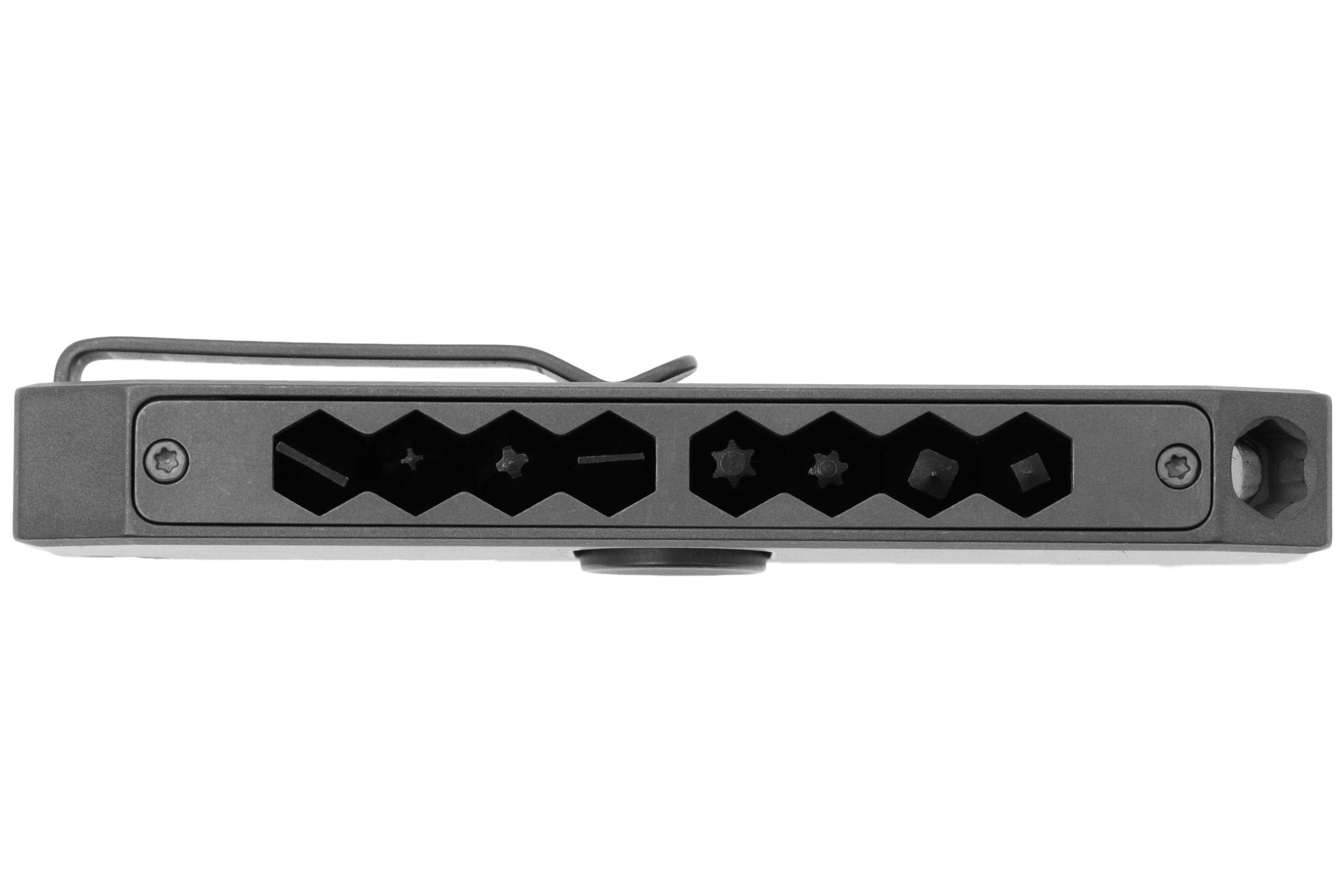 Big Idea Design Bit Bar II BB-II-SW Stonewashed Titanium, bit-driver ...