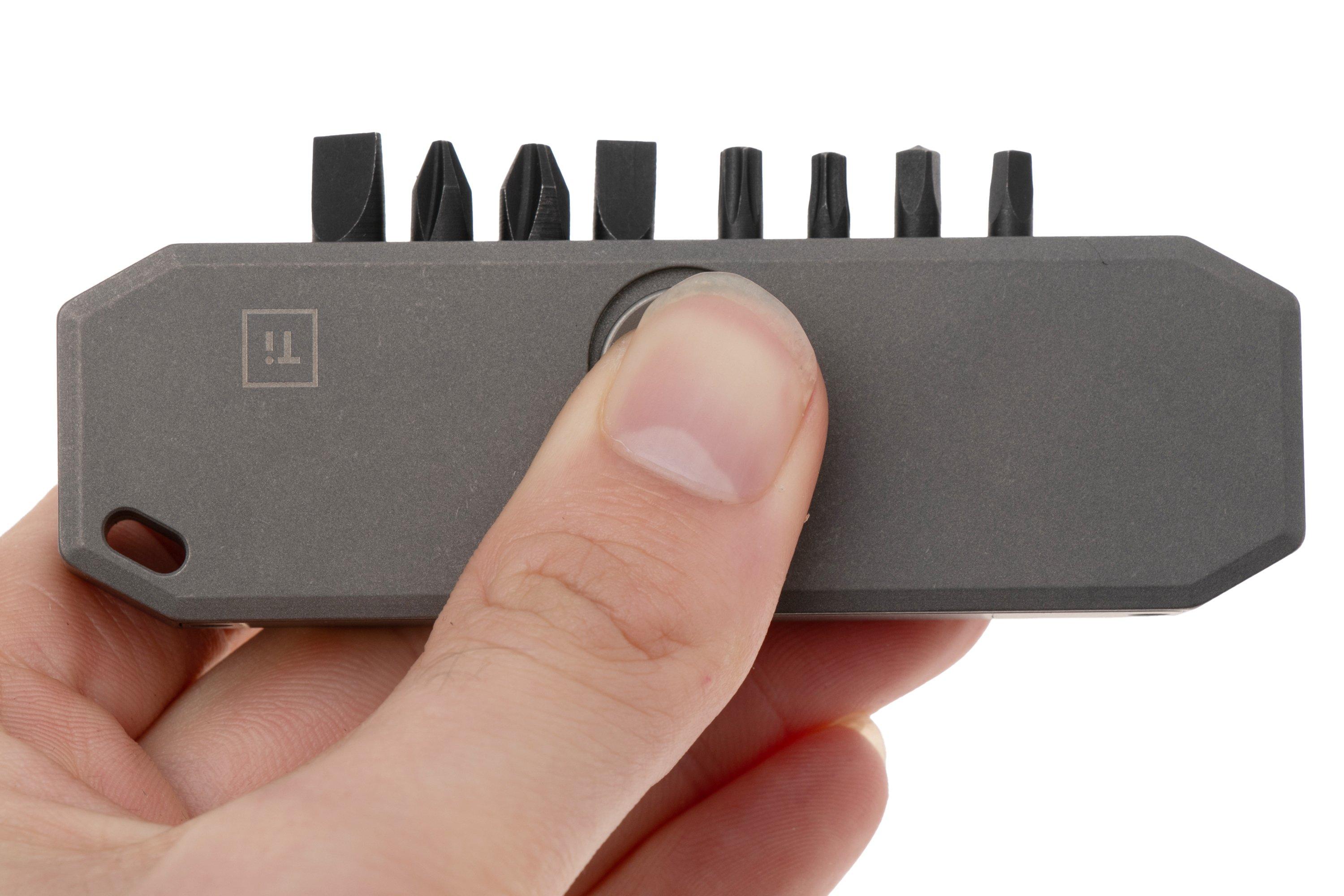 Big Idea Design Bit Bar II BB-II-SW Stonewashed Titanium, bit-driver ...