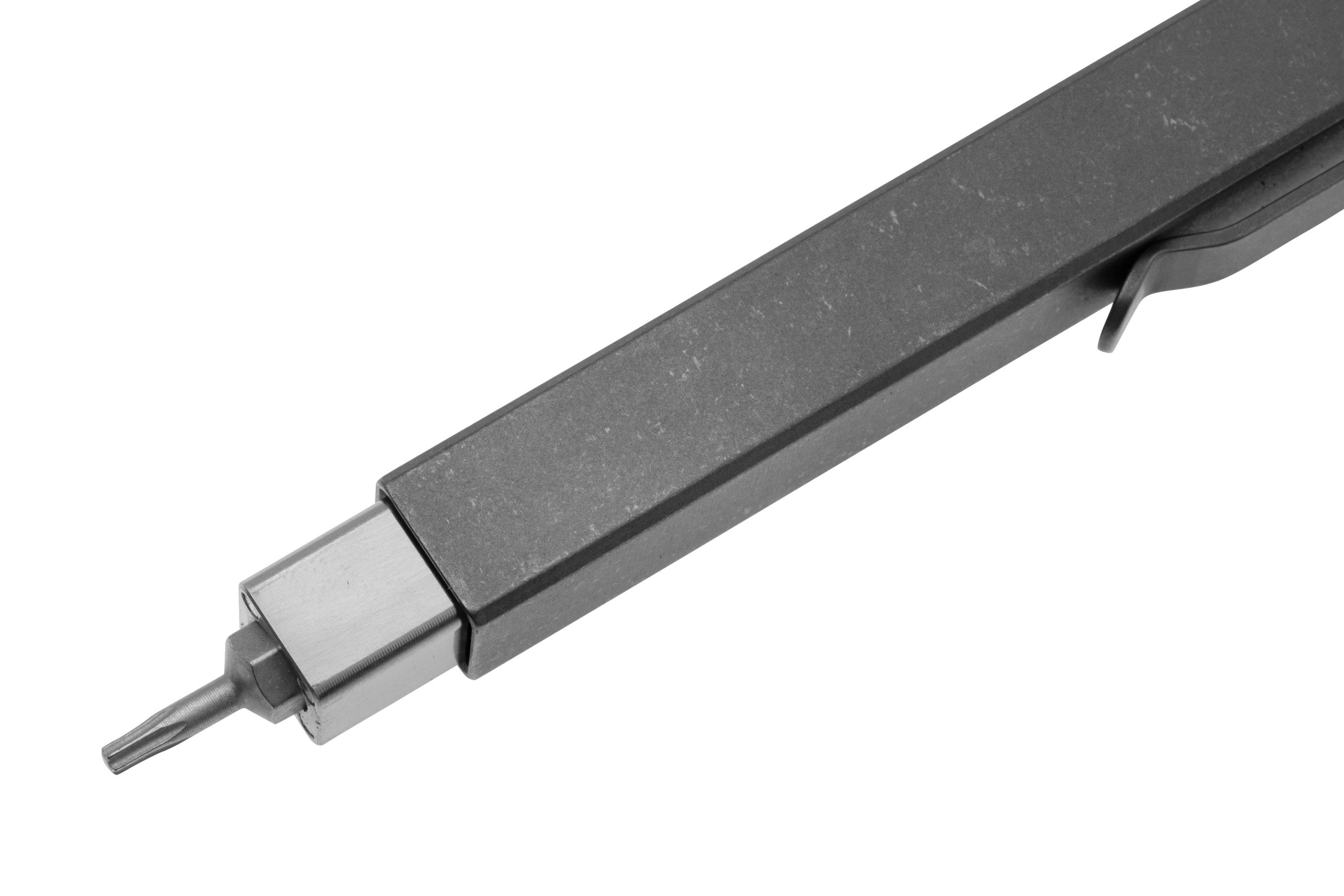 Big Idea Design Bit Bar Inline BB-IL Titanium, bit-driver with bits ...