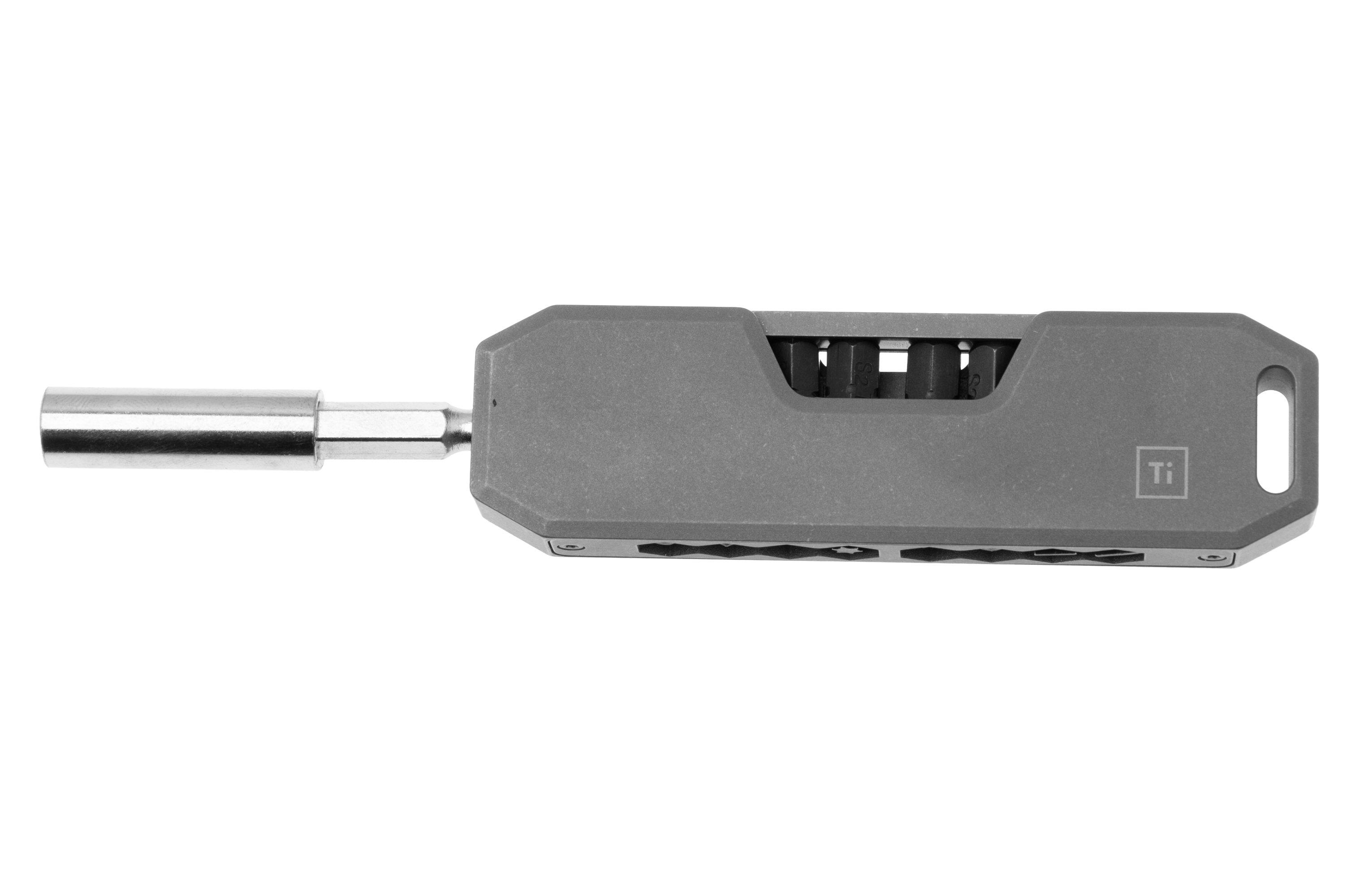 Big Idea Design Bit Bar BB-SW Stonewashed Titanium, bit-driver with ...