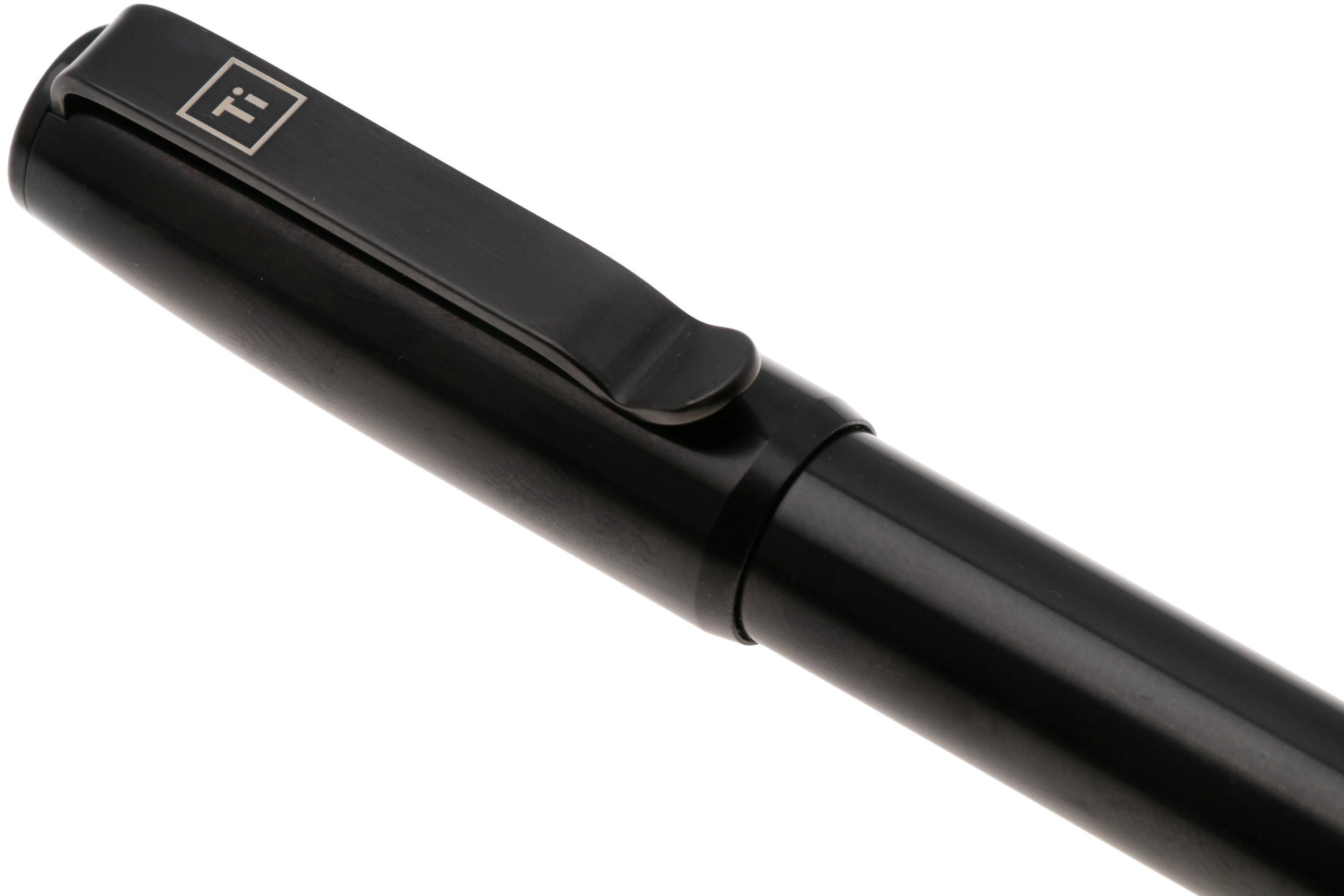 Big Idea Design Base Line Capped Pen BS-CA-DLC Black DLC Titanium ...