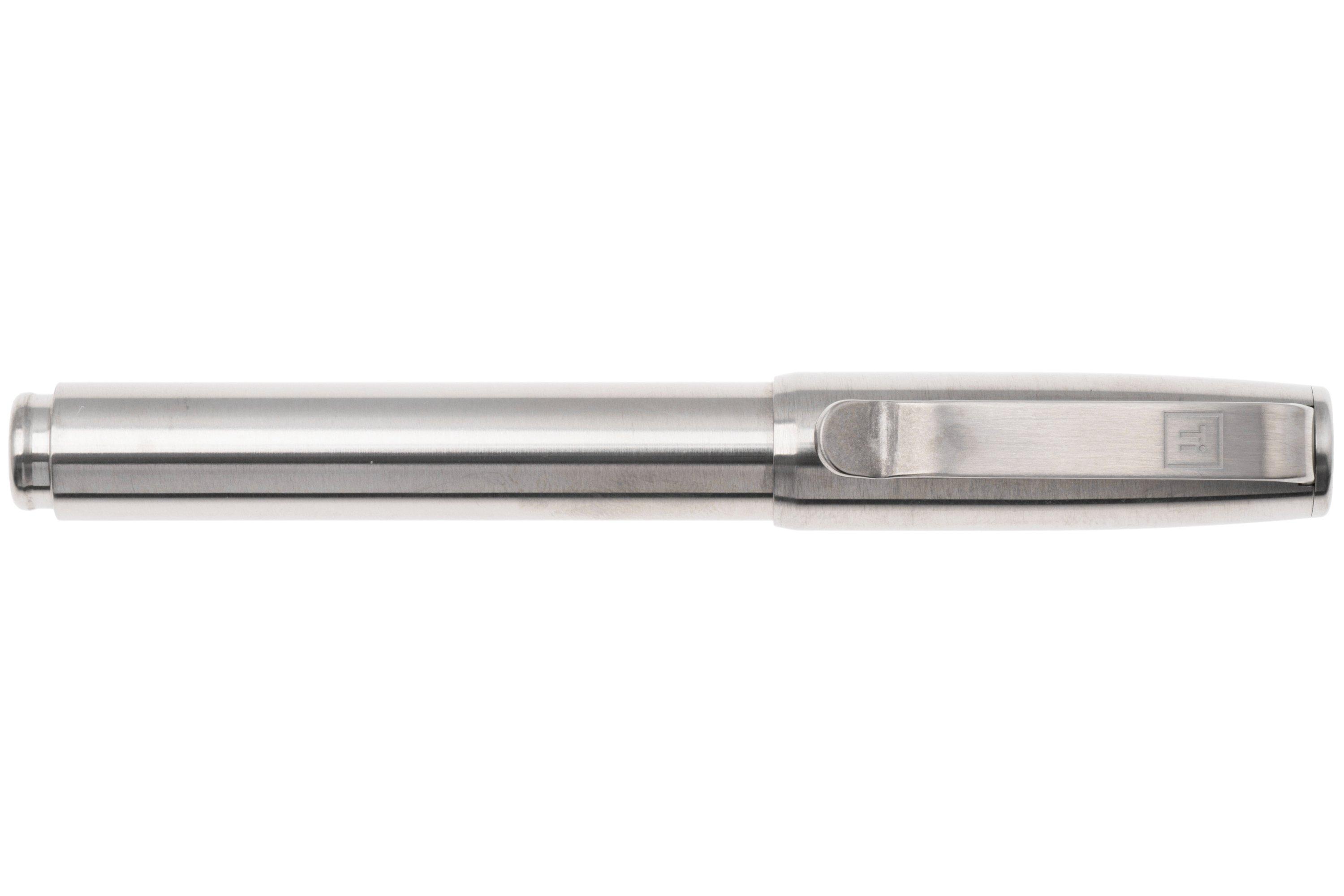 Big Idea Design Base Line Capped Pen BS-CA-RW Raw Titanium, everyday ...