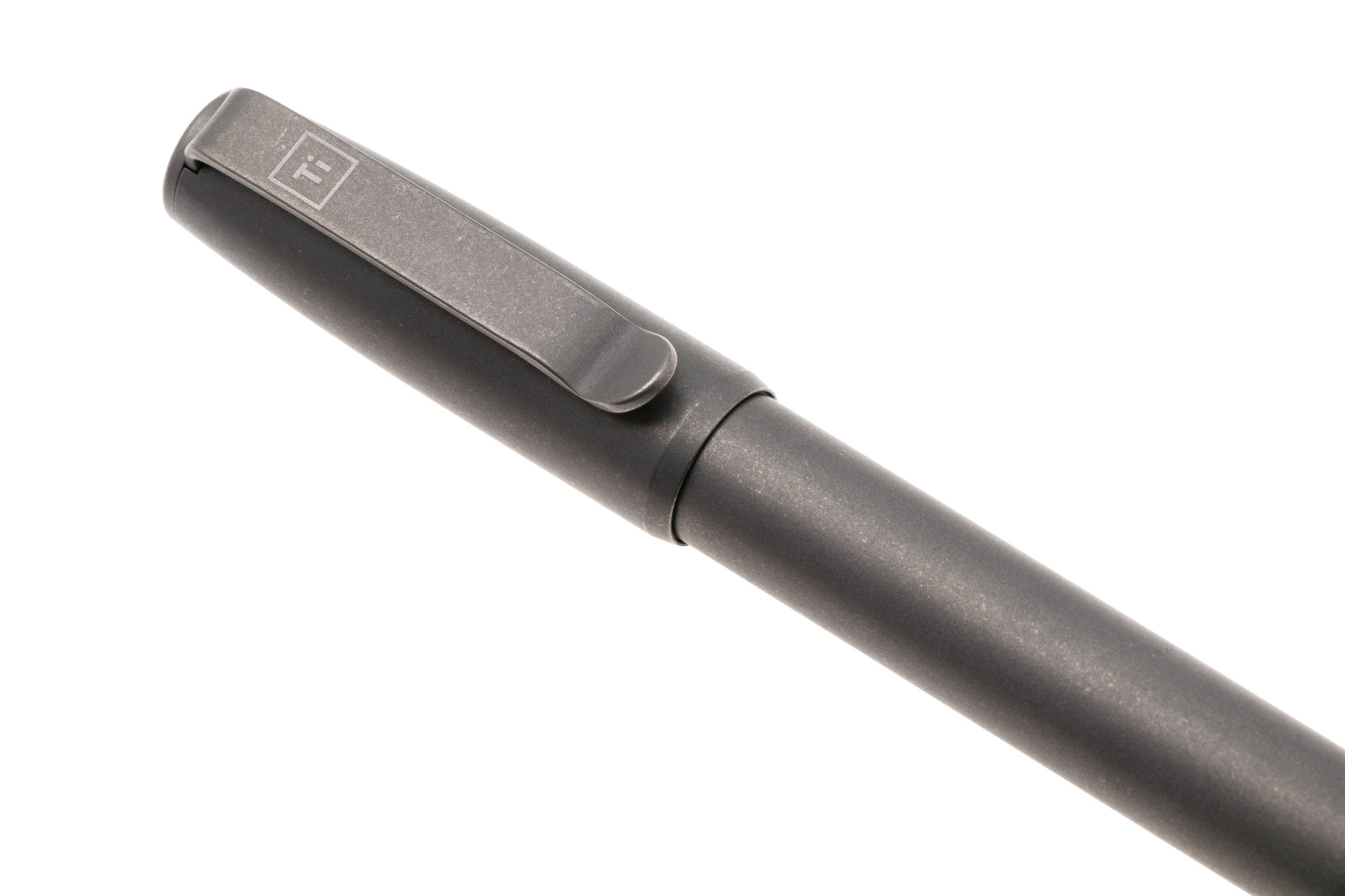 Big Idea Design Base Line Capped Pen BS-CA-SW Stonewashed Titanium ...