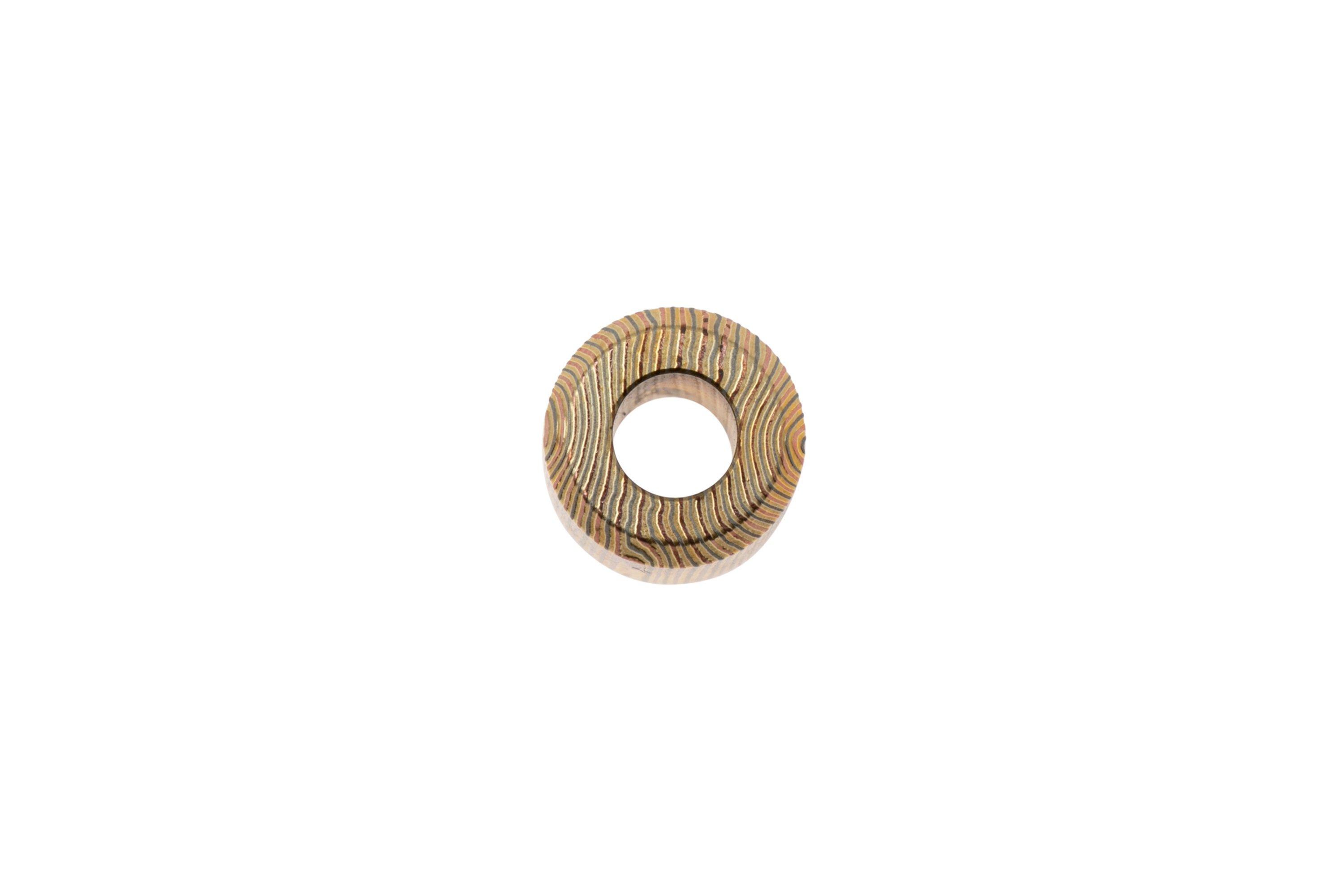 Big Idea Design Lanyard Bead DAM-BEAD-BS Brass Damascus, bead ...