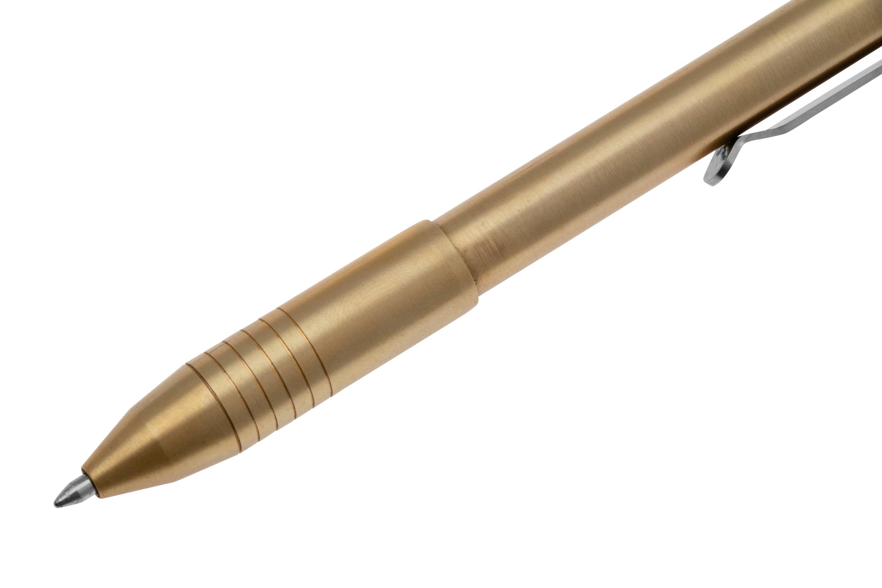 Big Idea Design Dual Side Click Pen DSC-BS Brass, auto adjusting ...