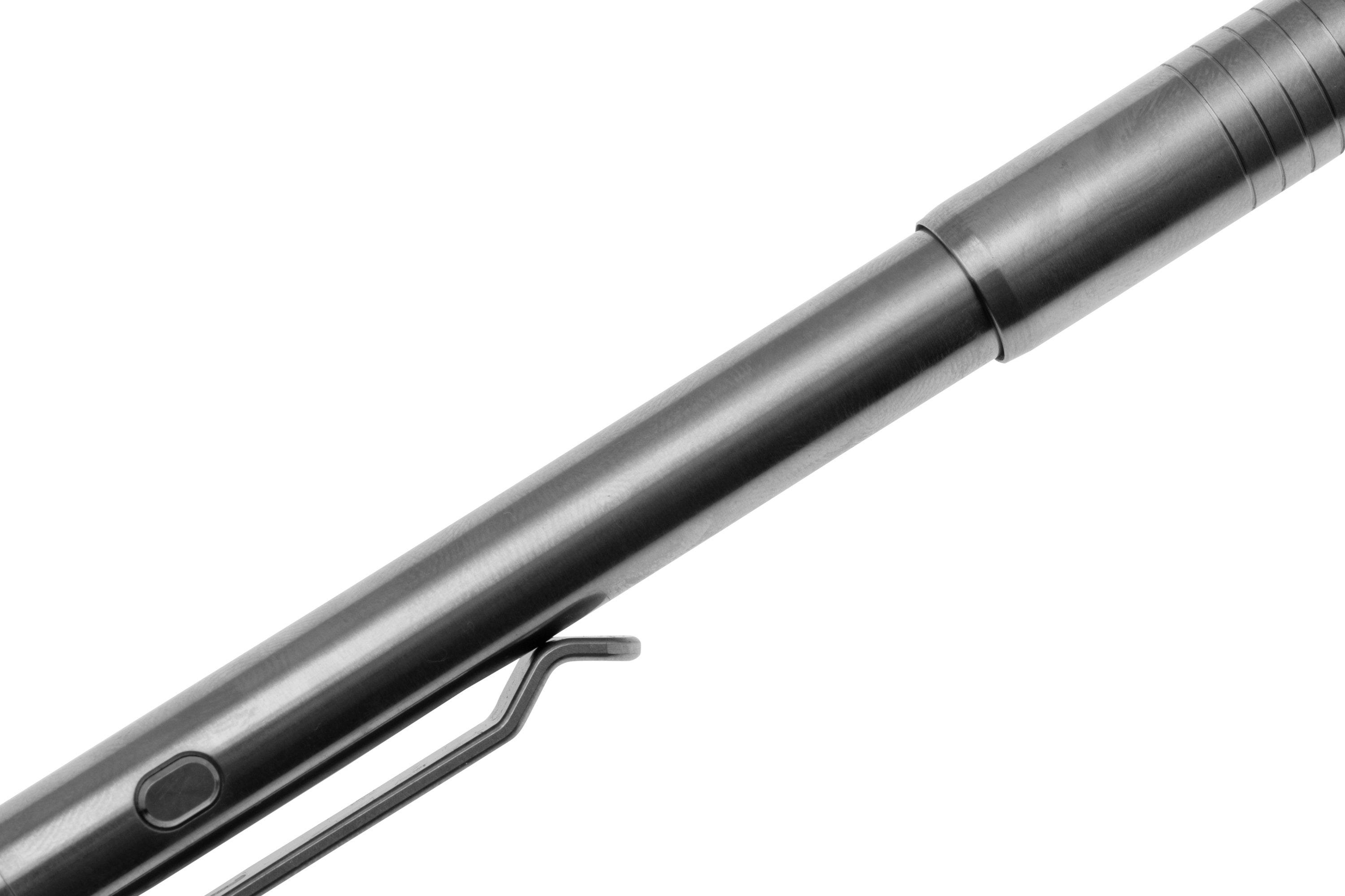 Big Idea Design Dual Side Click Pen DSC-RW Raw Titanium, auto-adjusting ...