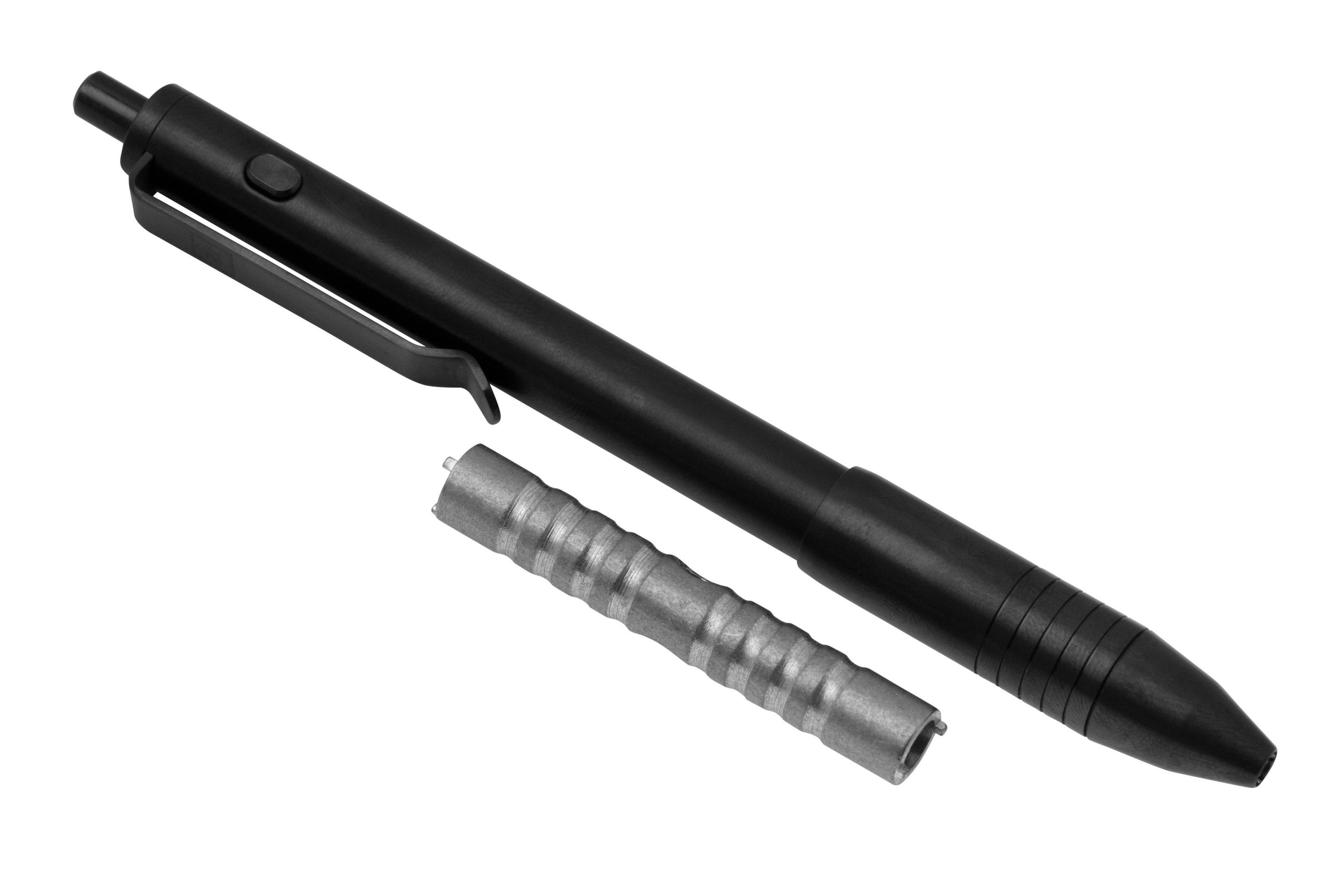 Big Idea Design Dual Side Click Pen DSC-ZIRC Zirconium, auto adjusting everyday carry pen ...