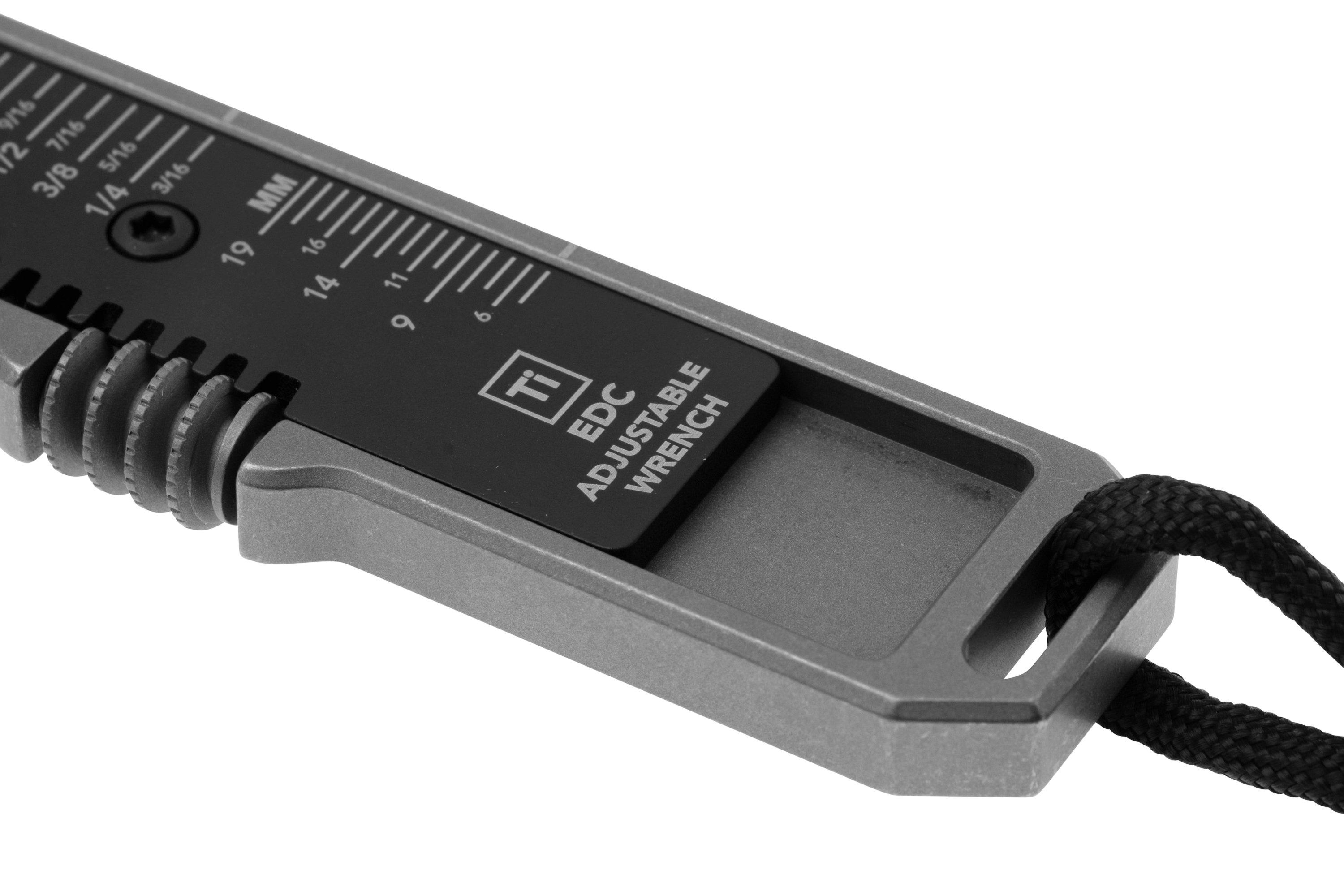 Big Idea Design Ti EDC Wrench EDC-WRENCH Stonewashed Titanium ...