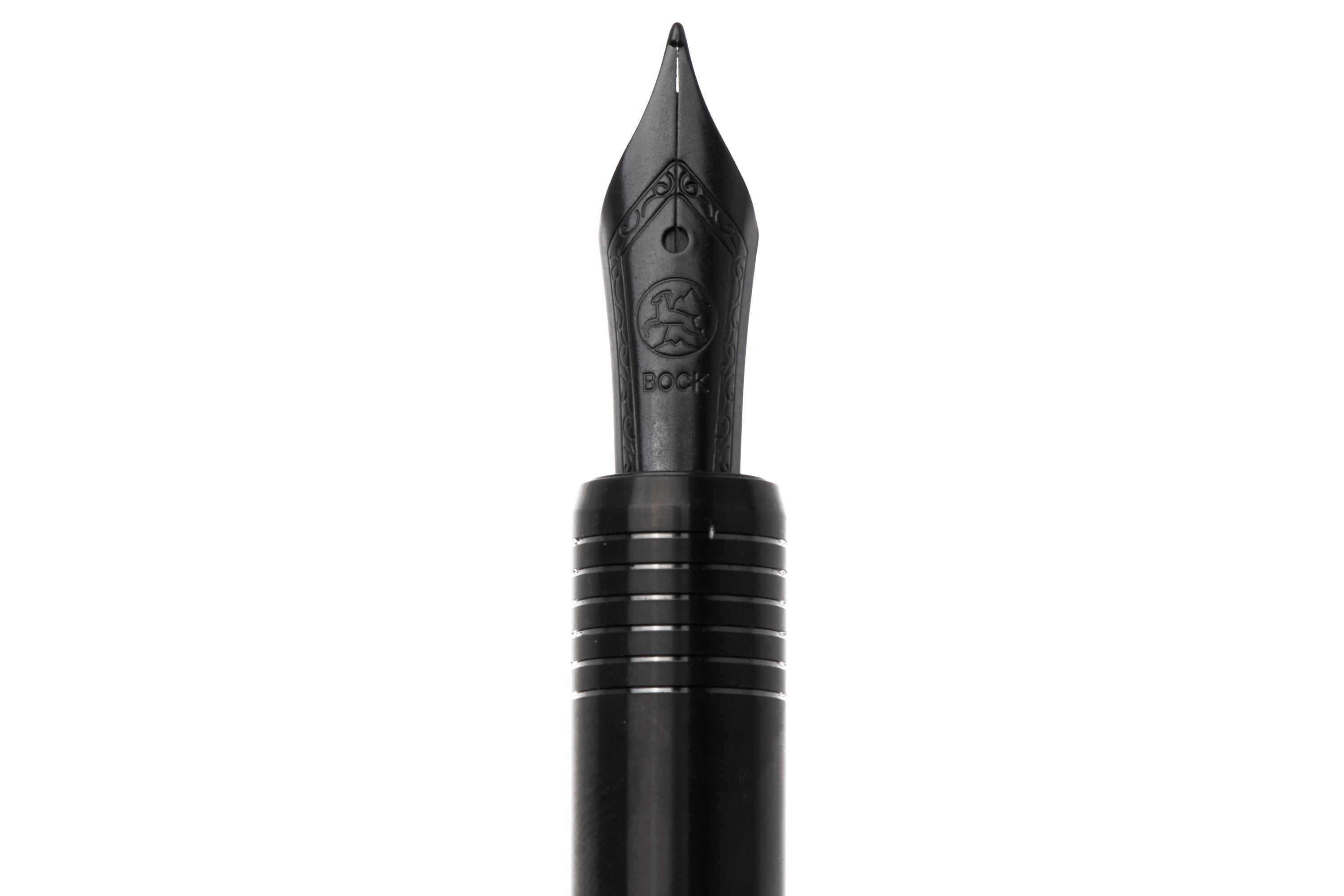 Big Idea Design Fountain EDC Pen FP-TI-DLC-BL Black DLC Titanium ...