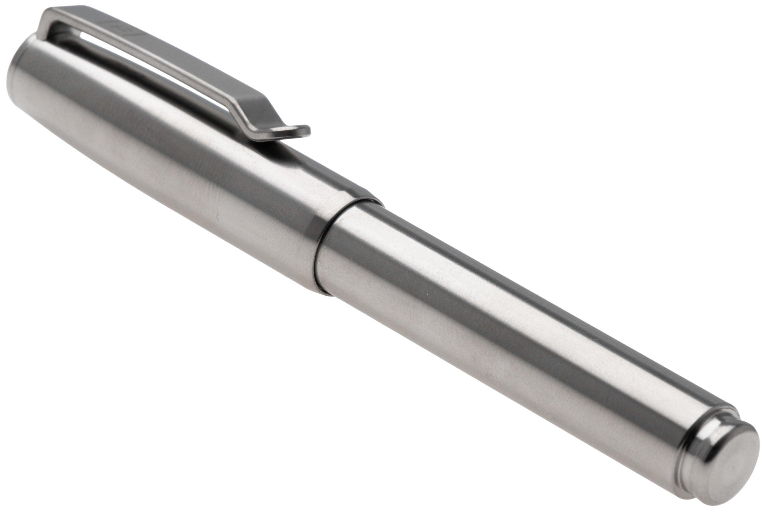 Big Idea Design Fountain EDC Pen FP-TI-MR Machined Raw Titanium ...