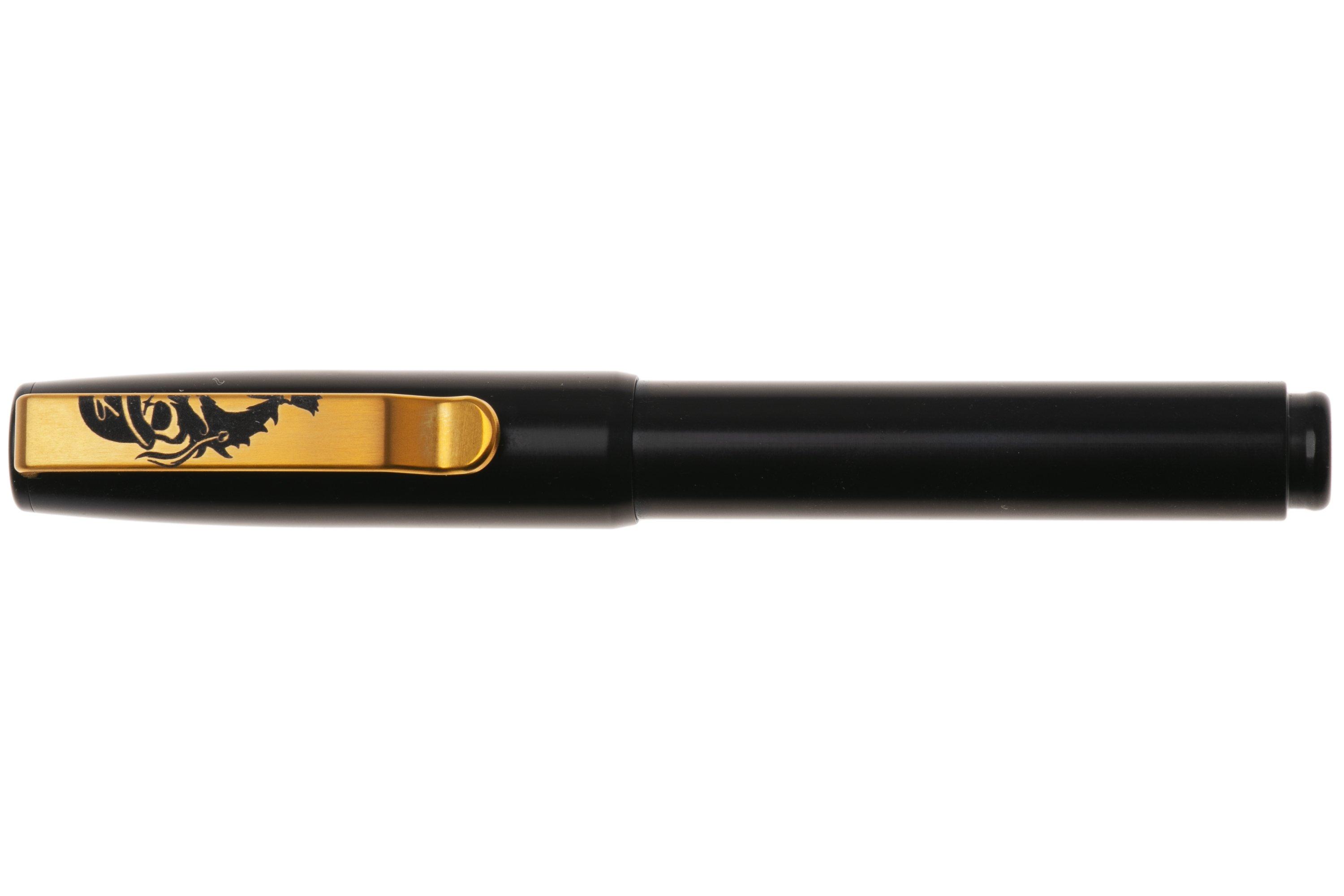 Big Idea Design The Jeremy Siers Fountain EDC Pen, Black DLC Titanium ...