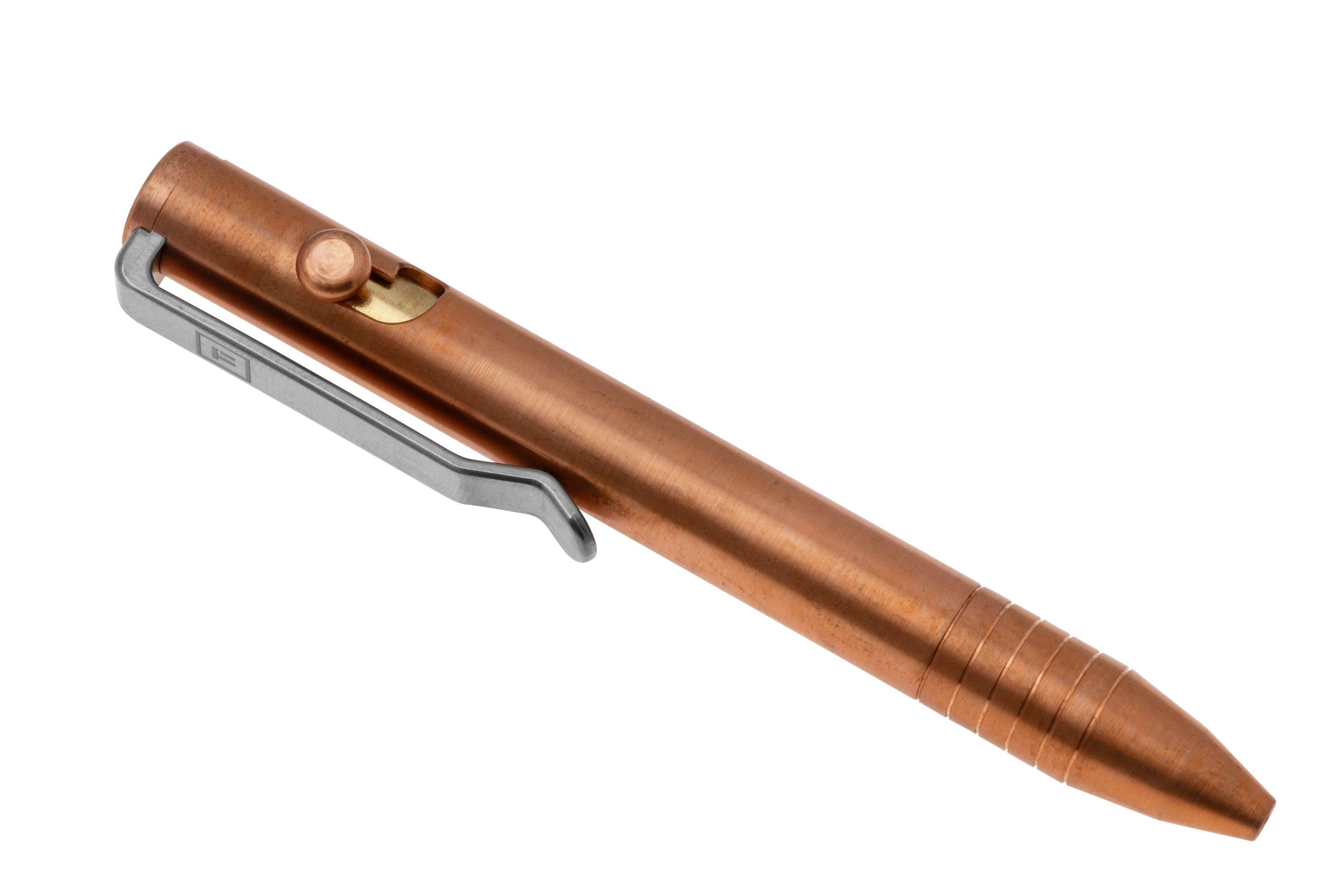 Big Idea Design Mini Bolt Action Pen MBA-CO Copper, everyday carry pen ...