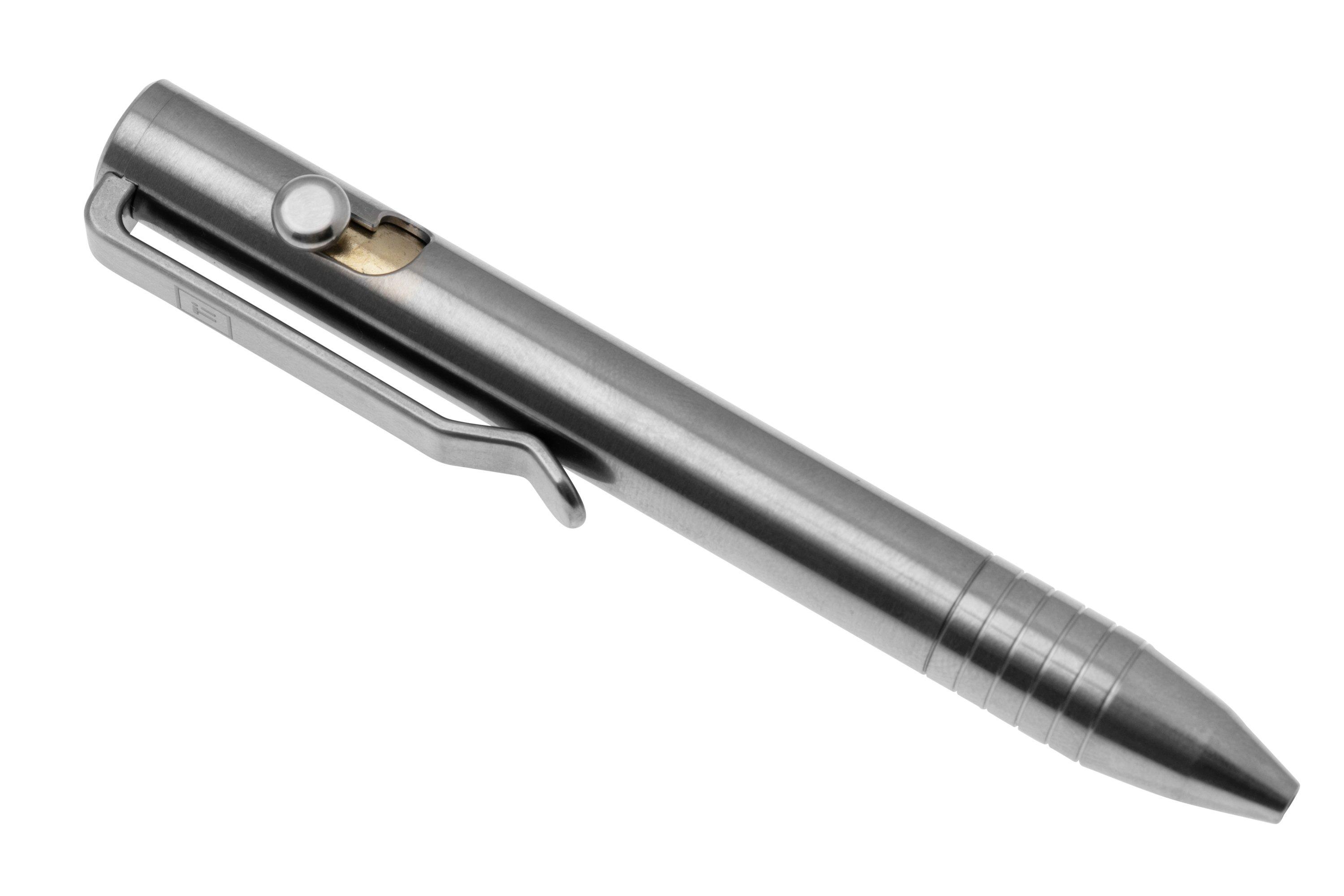Big Idea Design Mini Bolt Action Pen MBA-RW Raw Titanium, everyday ...