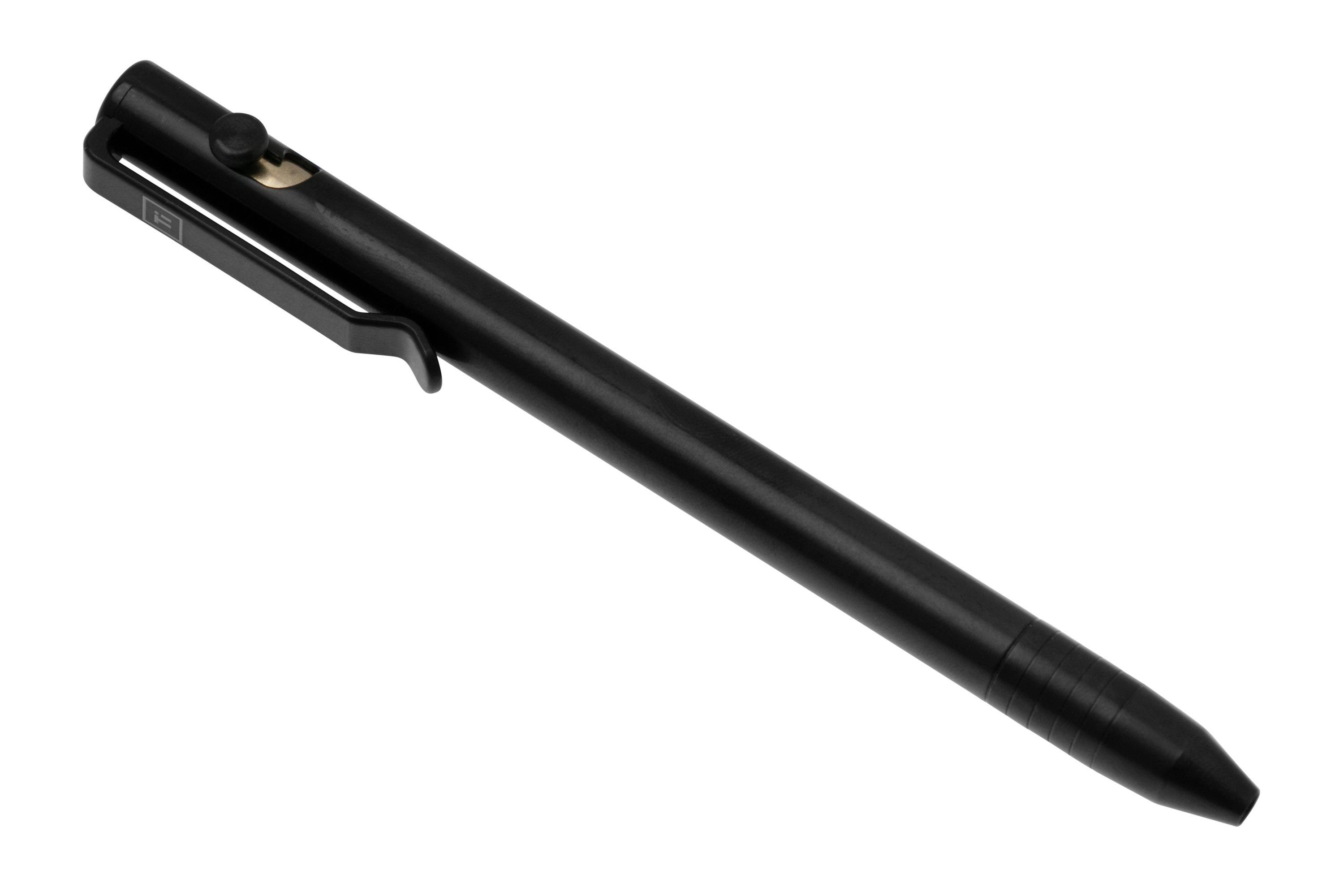 Big Idea Design Slim Bolt Action Pen SBA-BK Black Titanium, everyday ...