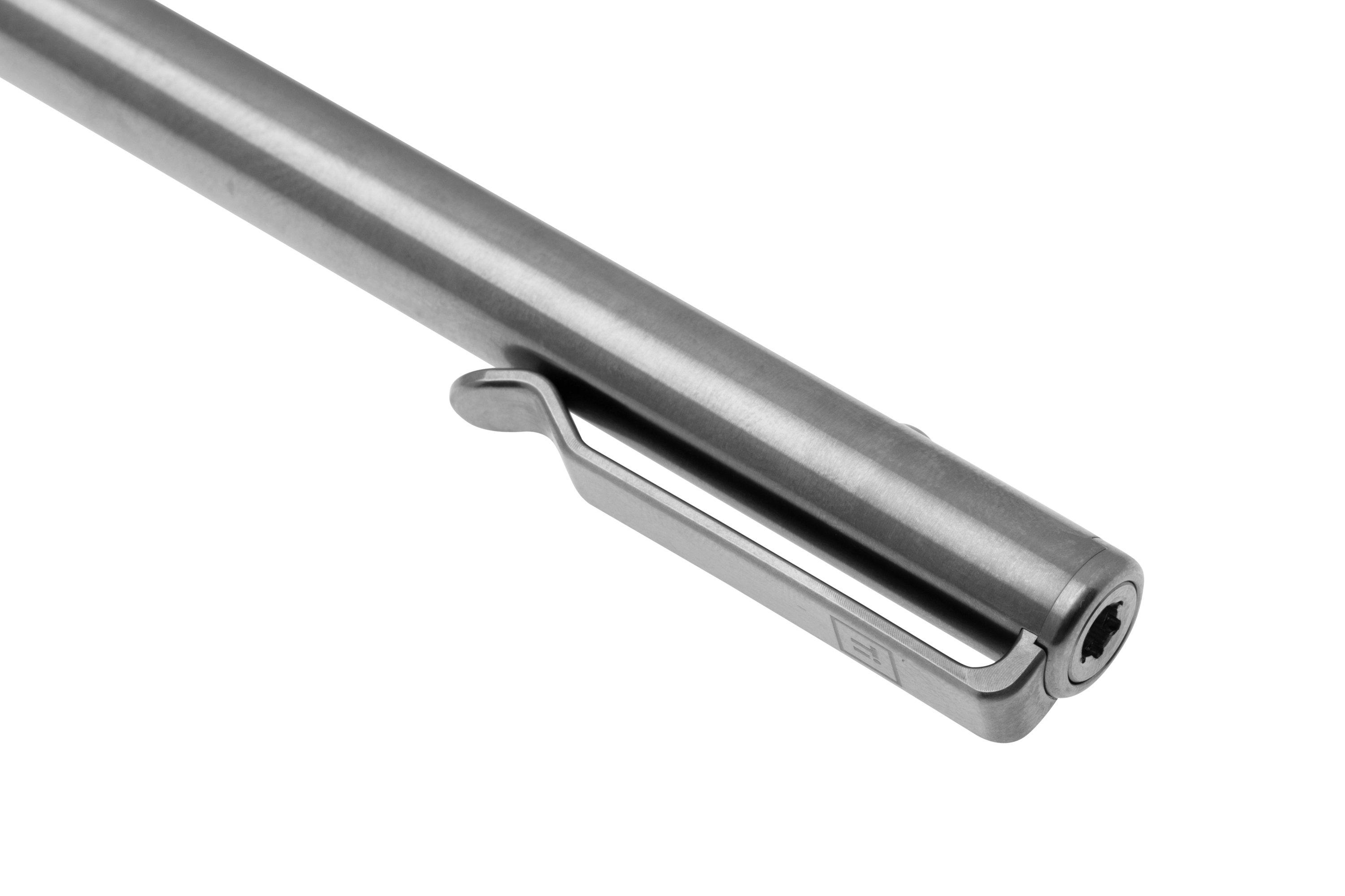Big Idea Design Slim Bolt Action Pen SBA-RW Raw Titanium, caneta EDC ... Big Idea Design Slim Bolt Action Pen SBA-RW Raw Titanium, caneta EDC ...