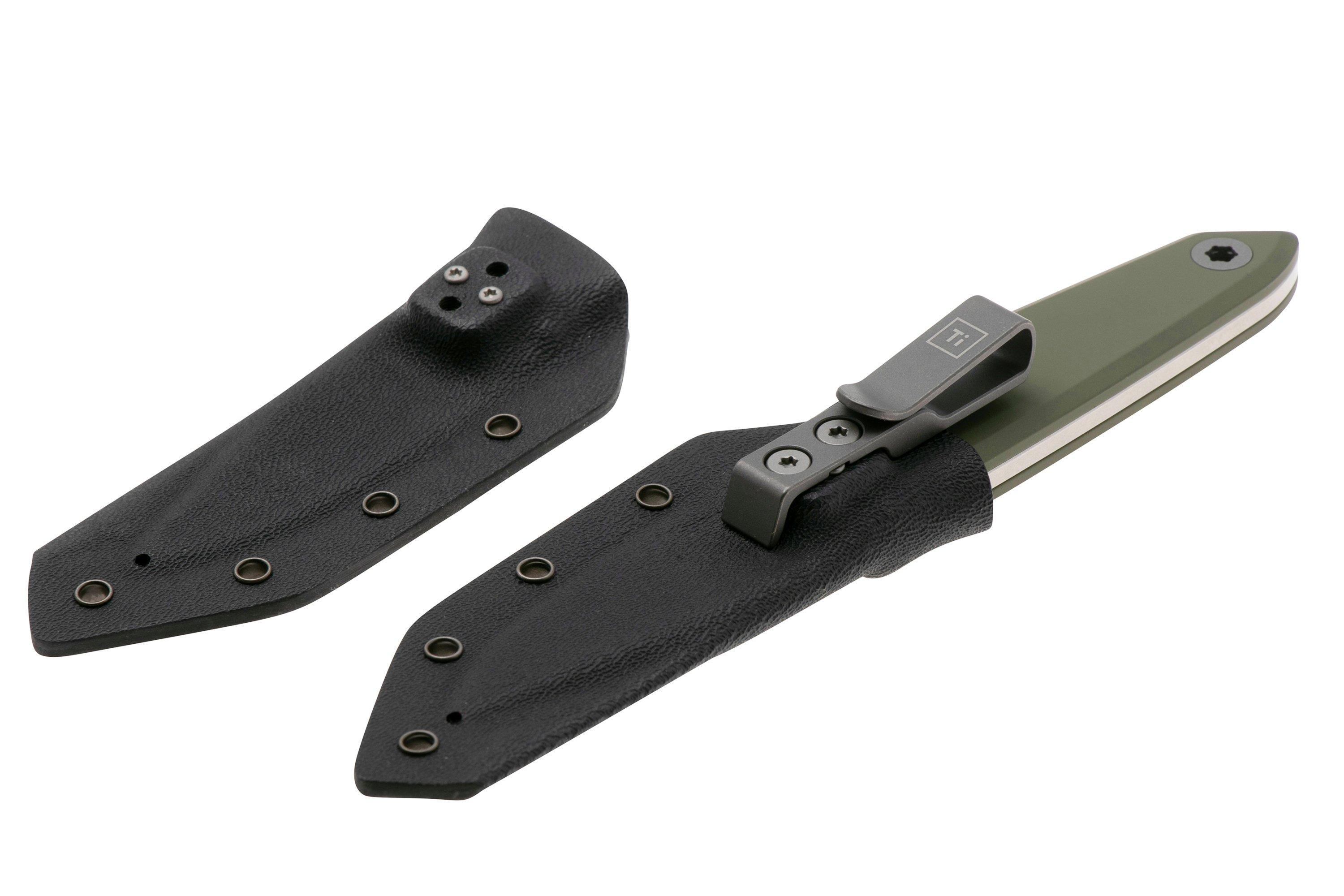 Big Idea Design Ti Lookout Fixed Blade TI-GR-LO Green, fixed knife, Mak ...