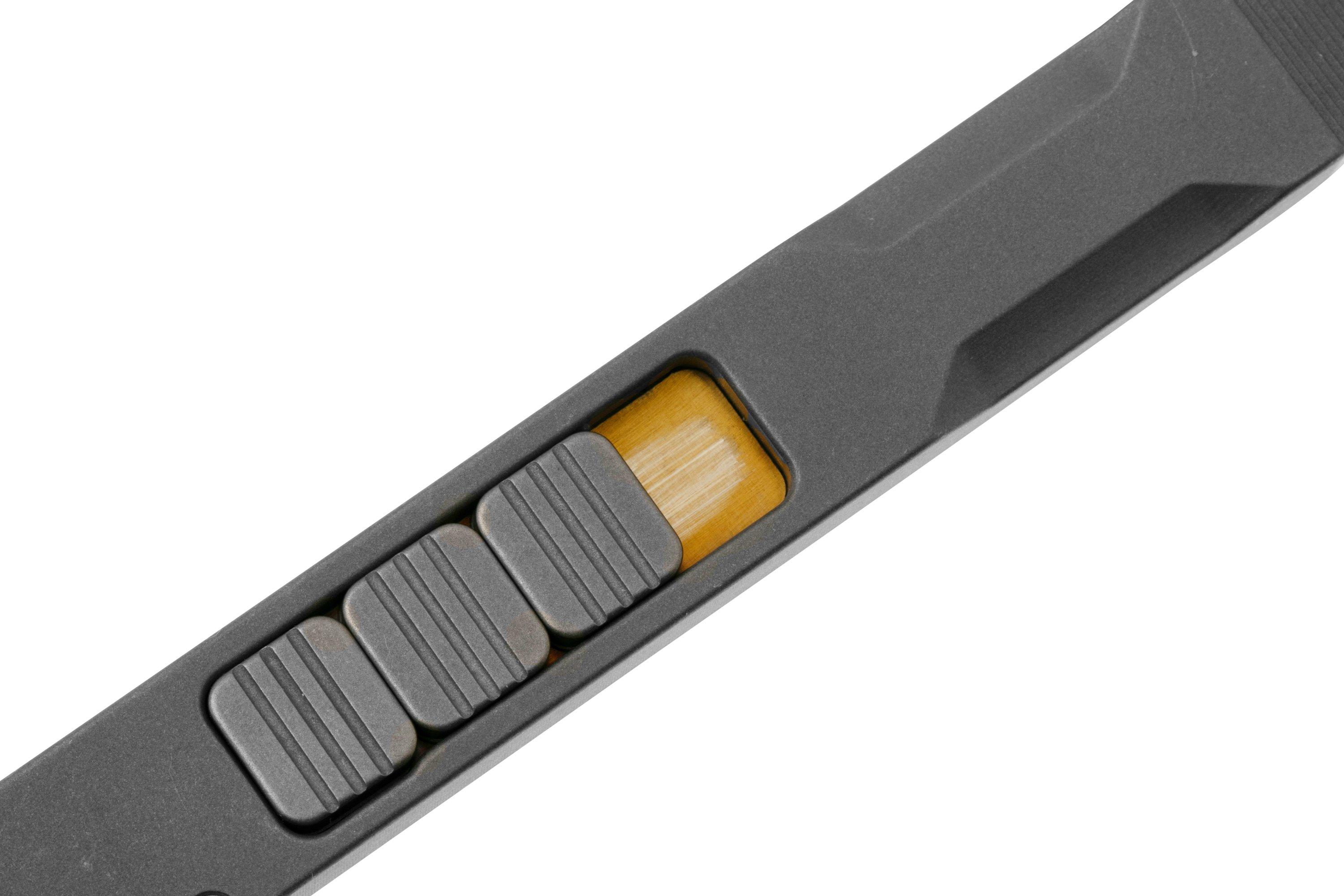 Big Idea Design Ti Pry Bar TI-PB-SW Stonewashed Titanium, barra de ...