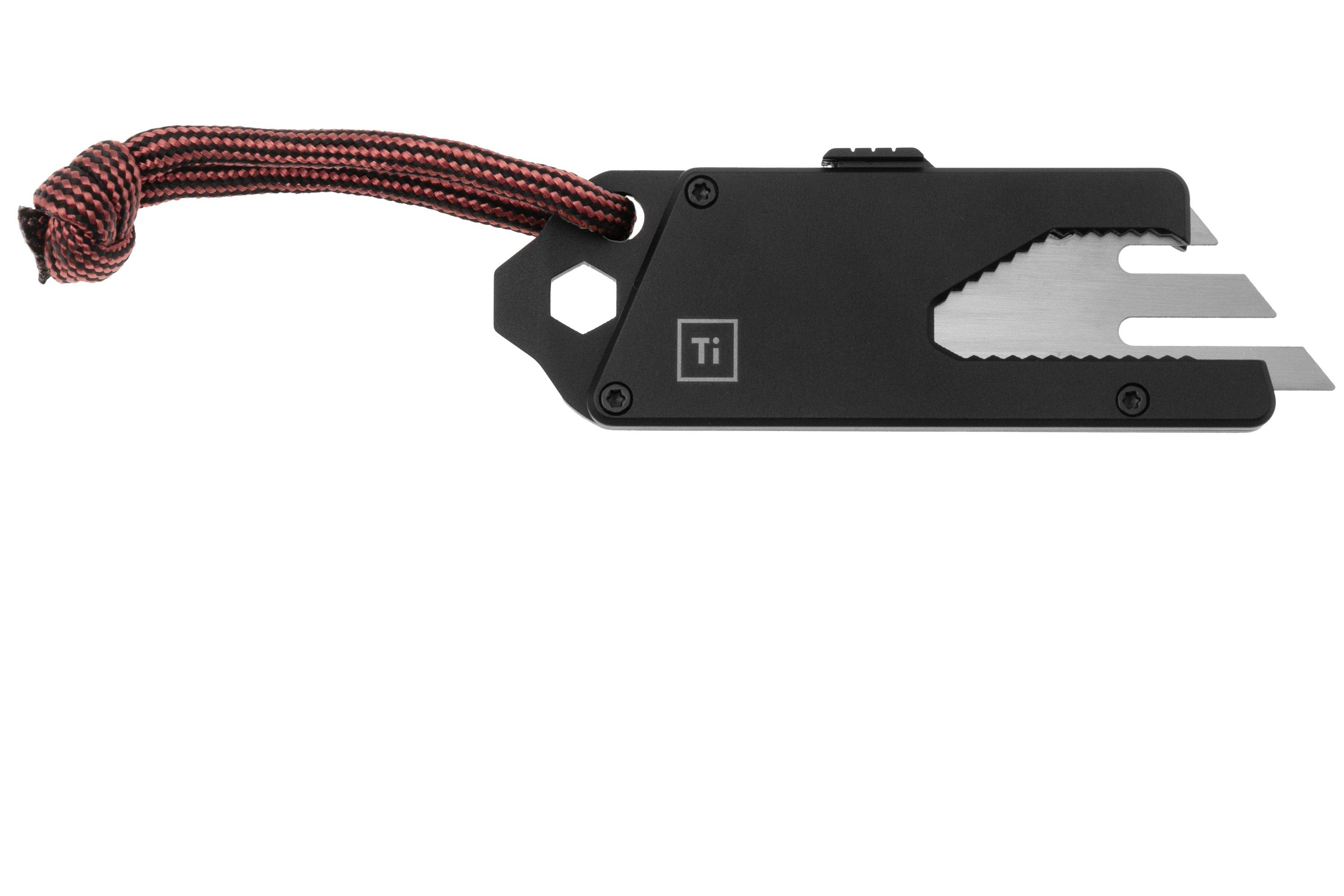 Big Idea Design TPT Slide Titanium Pocket Tool TPT-BK Matte Black ...