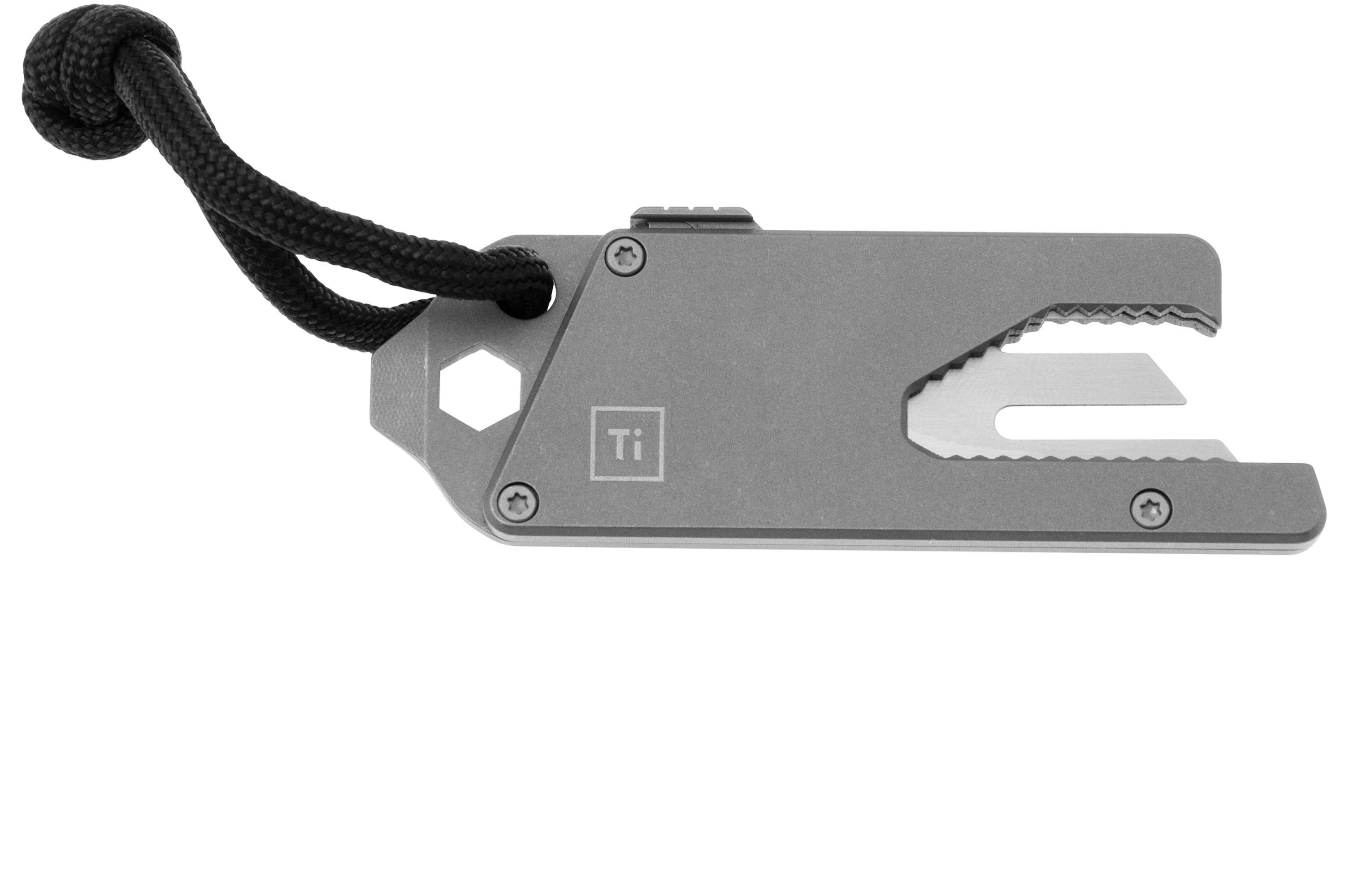 Big Idea Design TPT Slide Titanium Pocket Tool TPT-SW Stonewashed ...